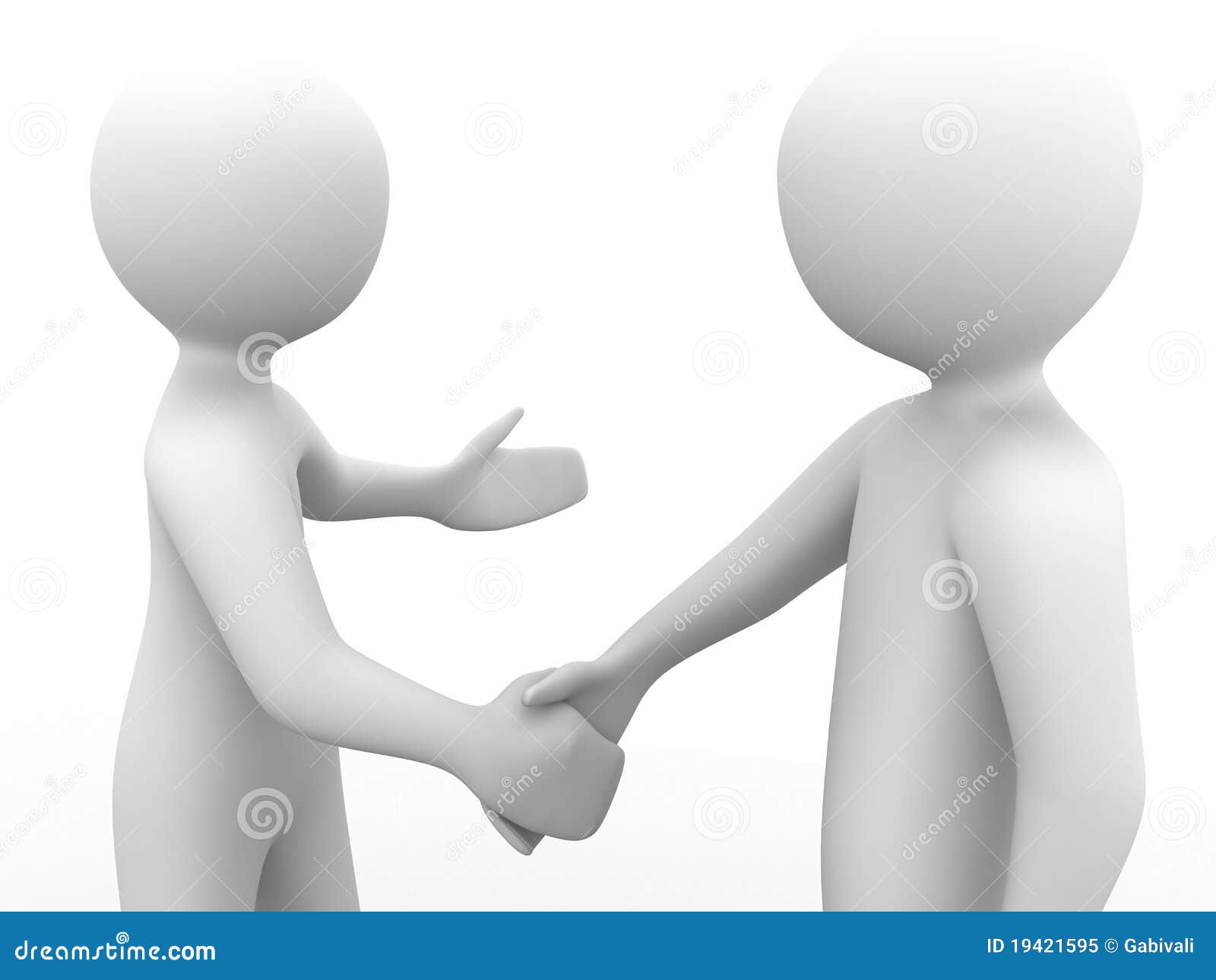 3d people shaking hands stock illustration. Illustration of colleagues ...