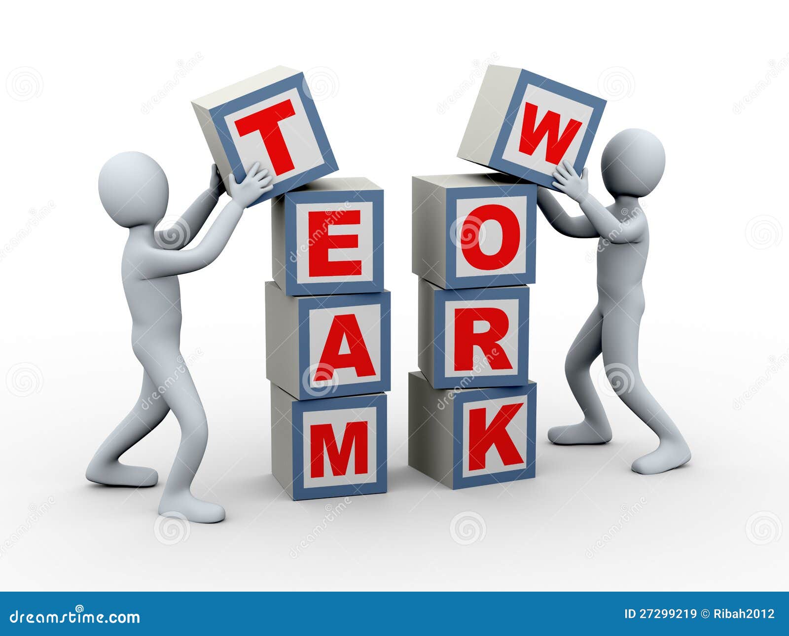 3d people teamwork boxes stock illustration. Illustration of struggle ...