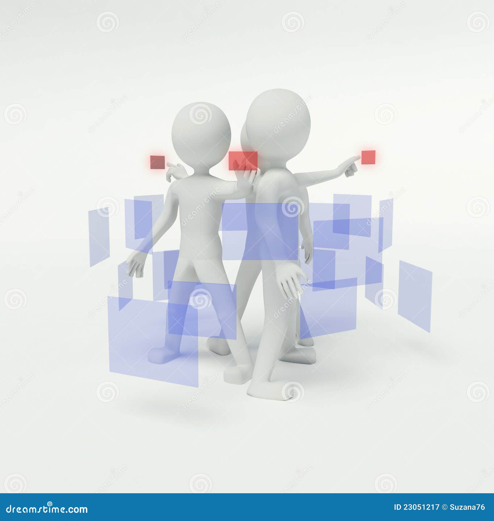 3d People Working In The Group Royalty-Free Stock Photo | CartoonDealer ...