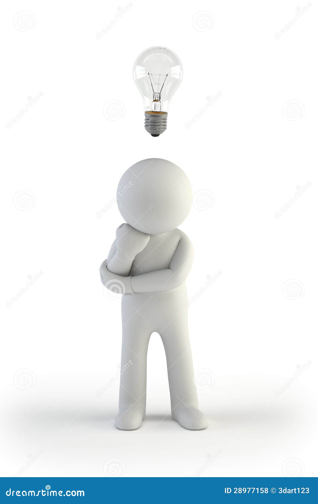 3d pequeña gente - idea stock de ilustración. Ilustración de ...