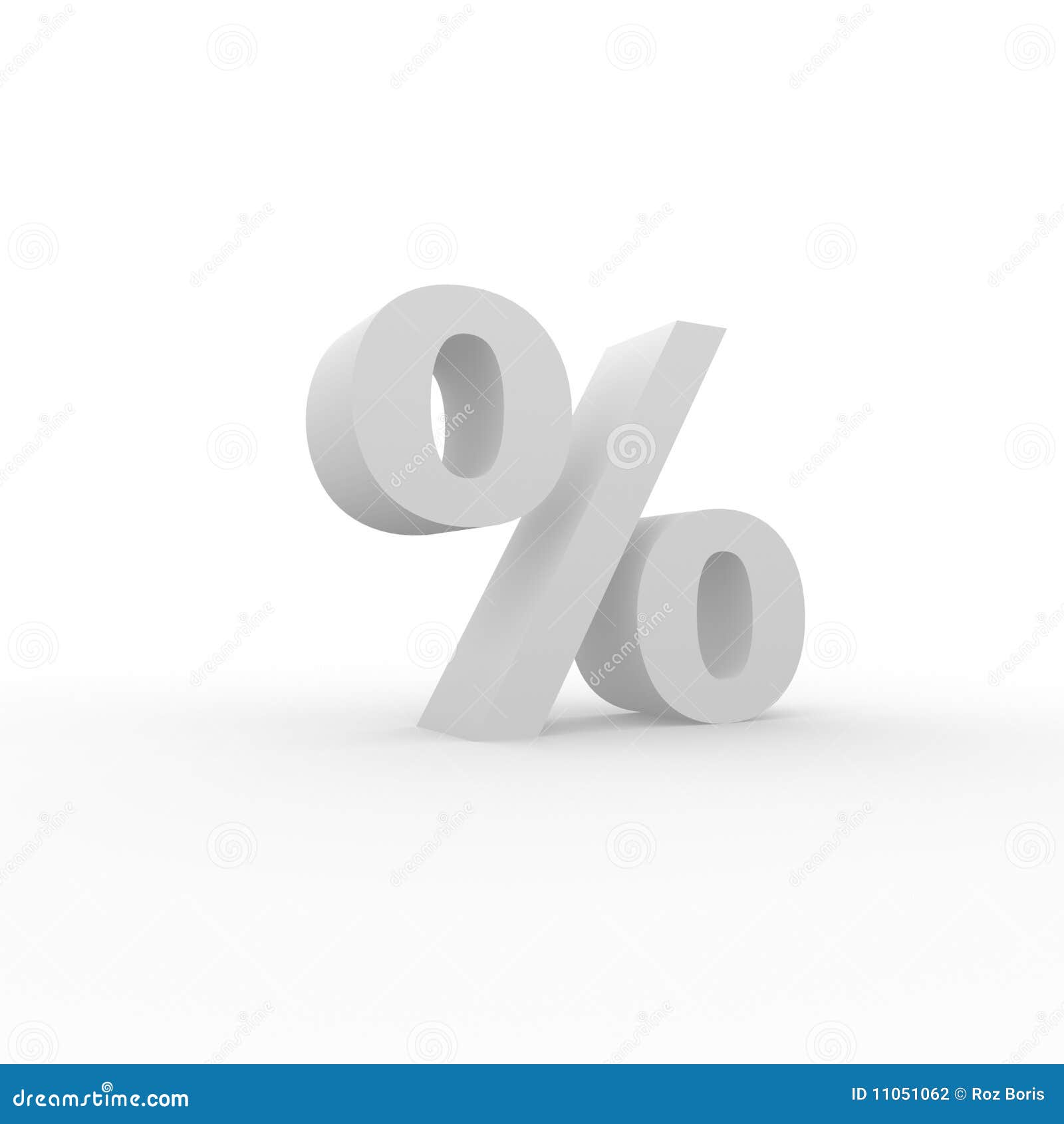 3D Percent stock illustration. Illustration of calculation - 11051062