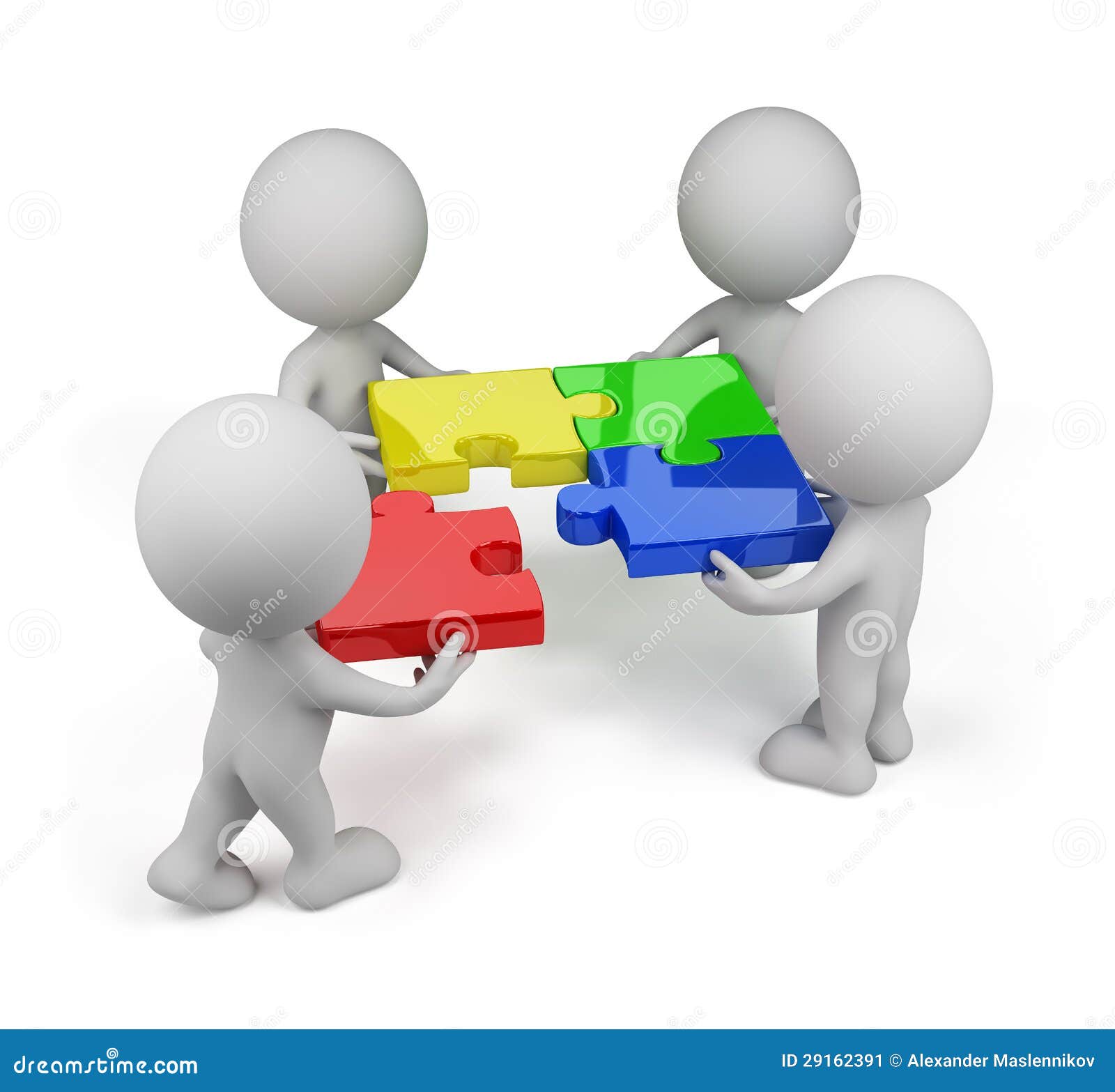 3d Person with an Important Part of Stock Illustration - Illustration ...