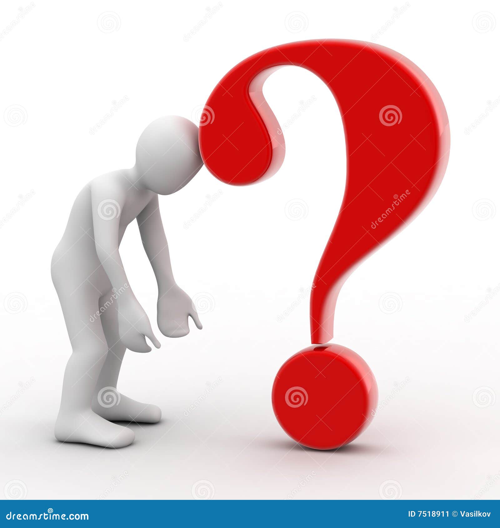 Questioning Person Clipart