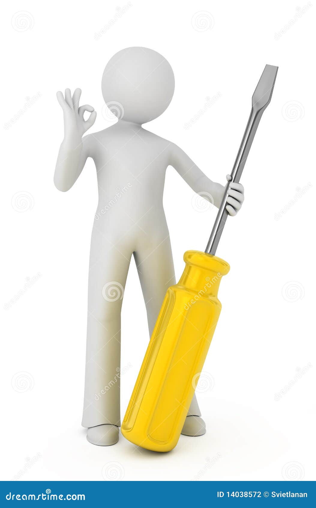 Person Repairing Or Building Roof Of Family House, Vector Cartoon Stick ...