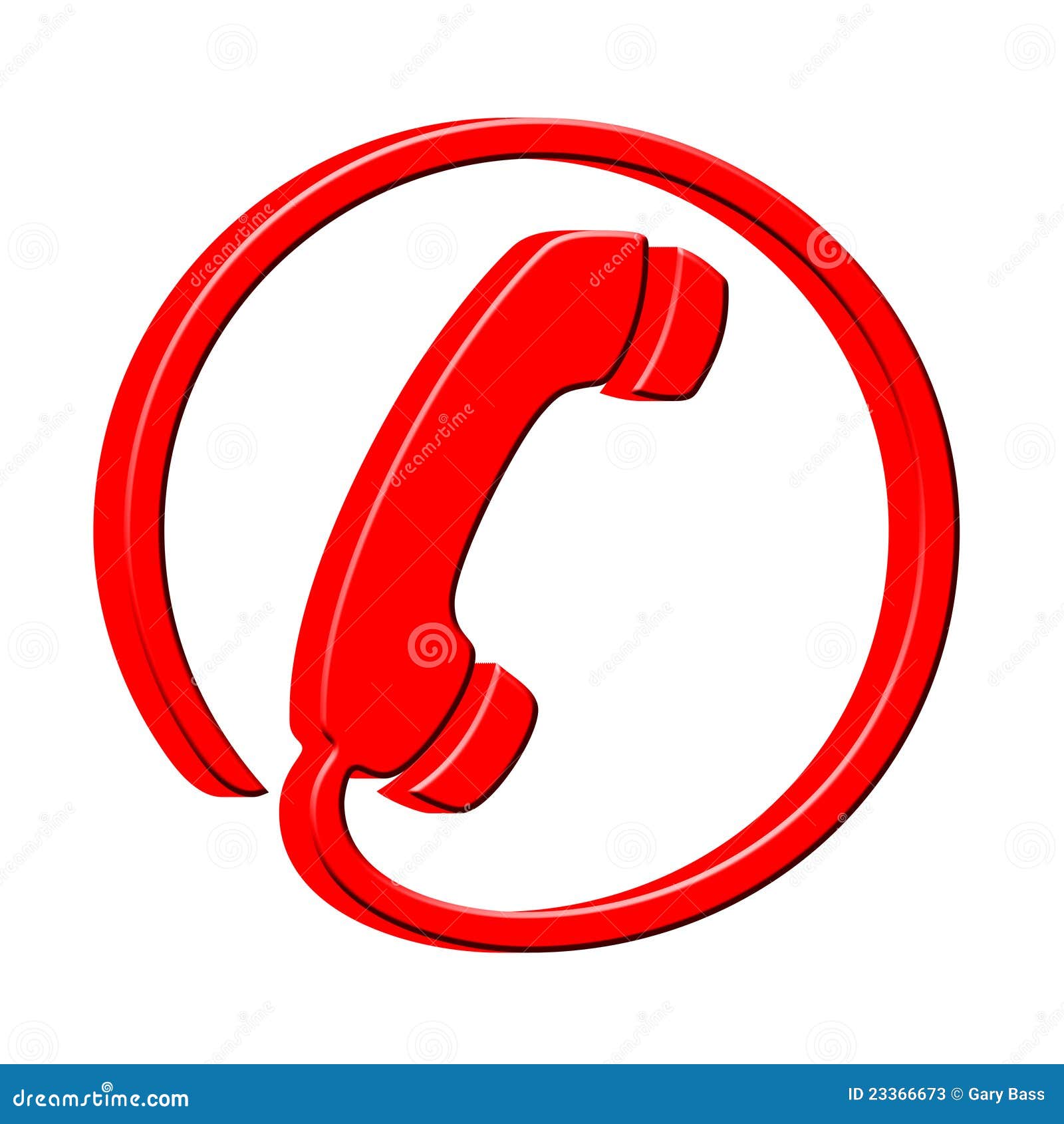 3D phone receiver icon stock illustration. Illustration of symbol ...