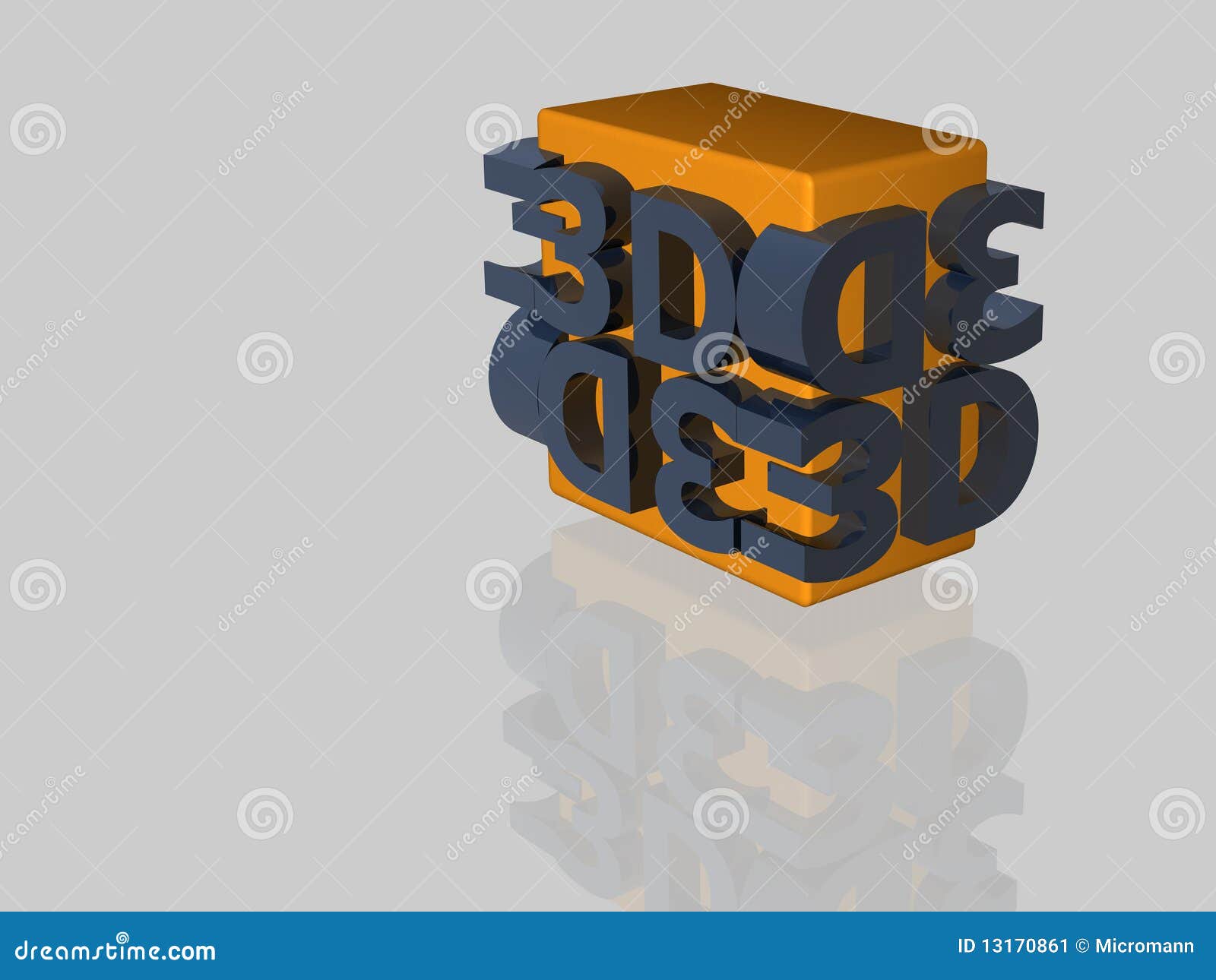 3D Pictogram stock illustratie. Illustration of pictogram - 13170861