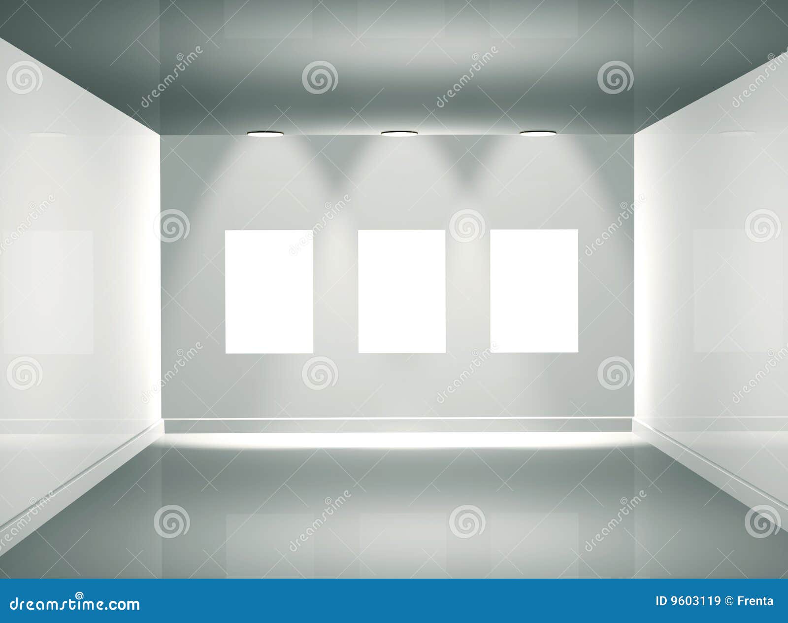 3d picture gallery stock illustration. Illustration of gallery - 9603119