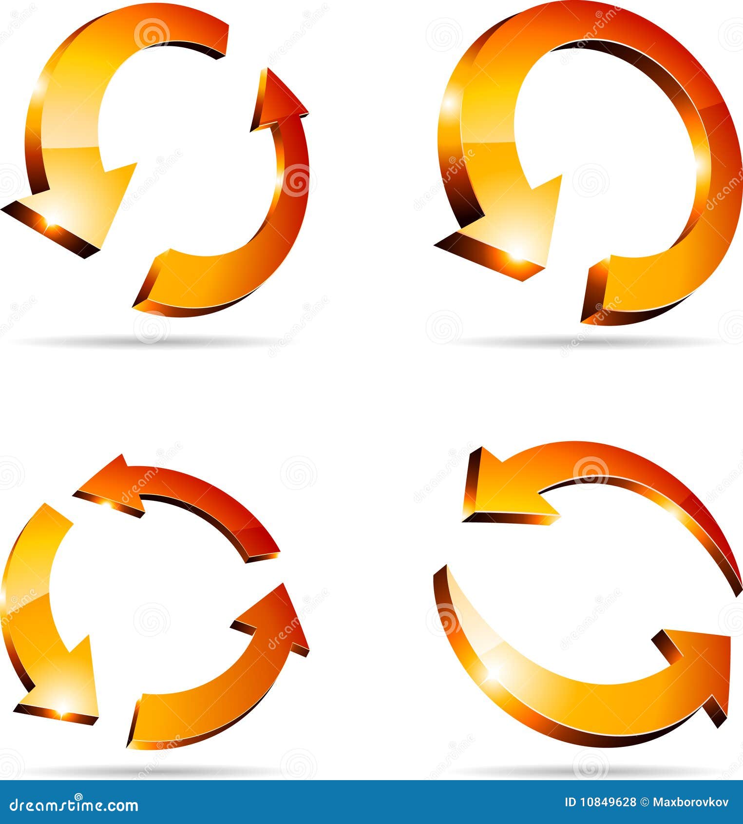 3d pijlen. vector illustratie. Illustration of trillend - 10849628