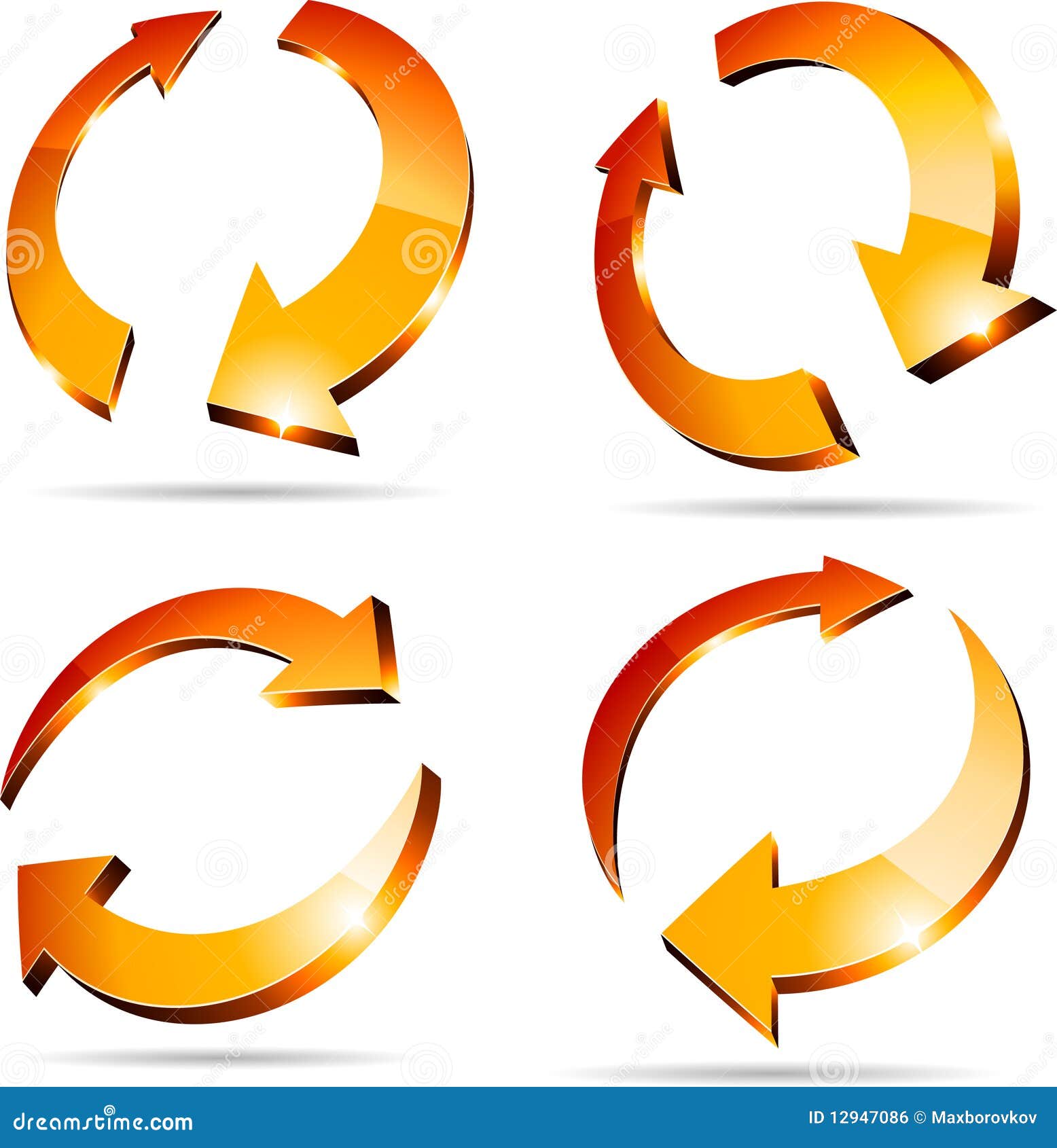 3d pijlen. vector illustratie. Illustration of vorm, pictogram - 12947086