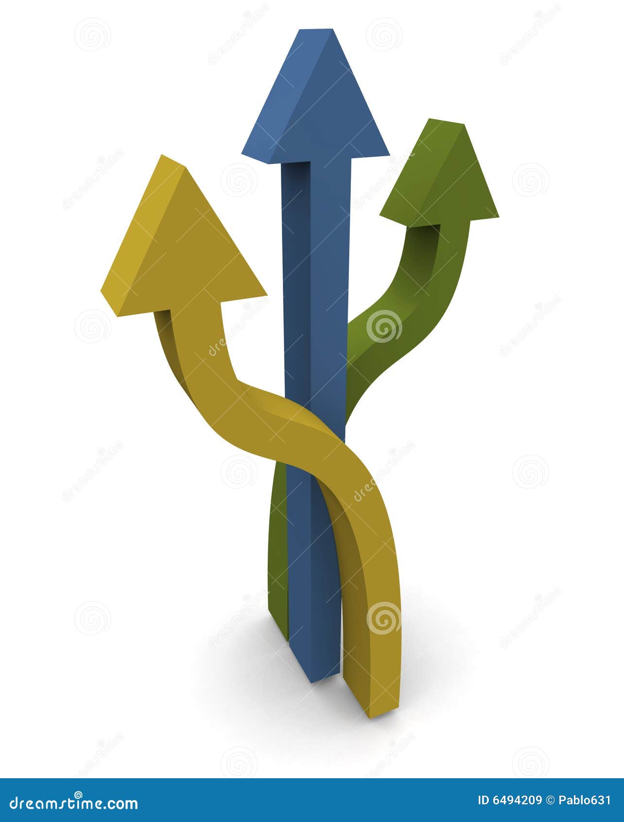 3D Pijlen stock illustratie. Illustration of neiging, pijlen - 6494209