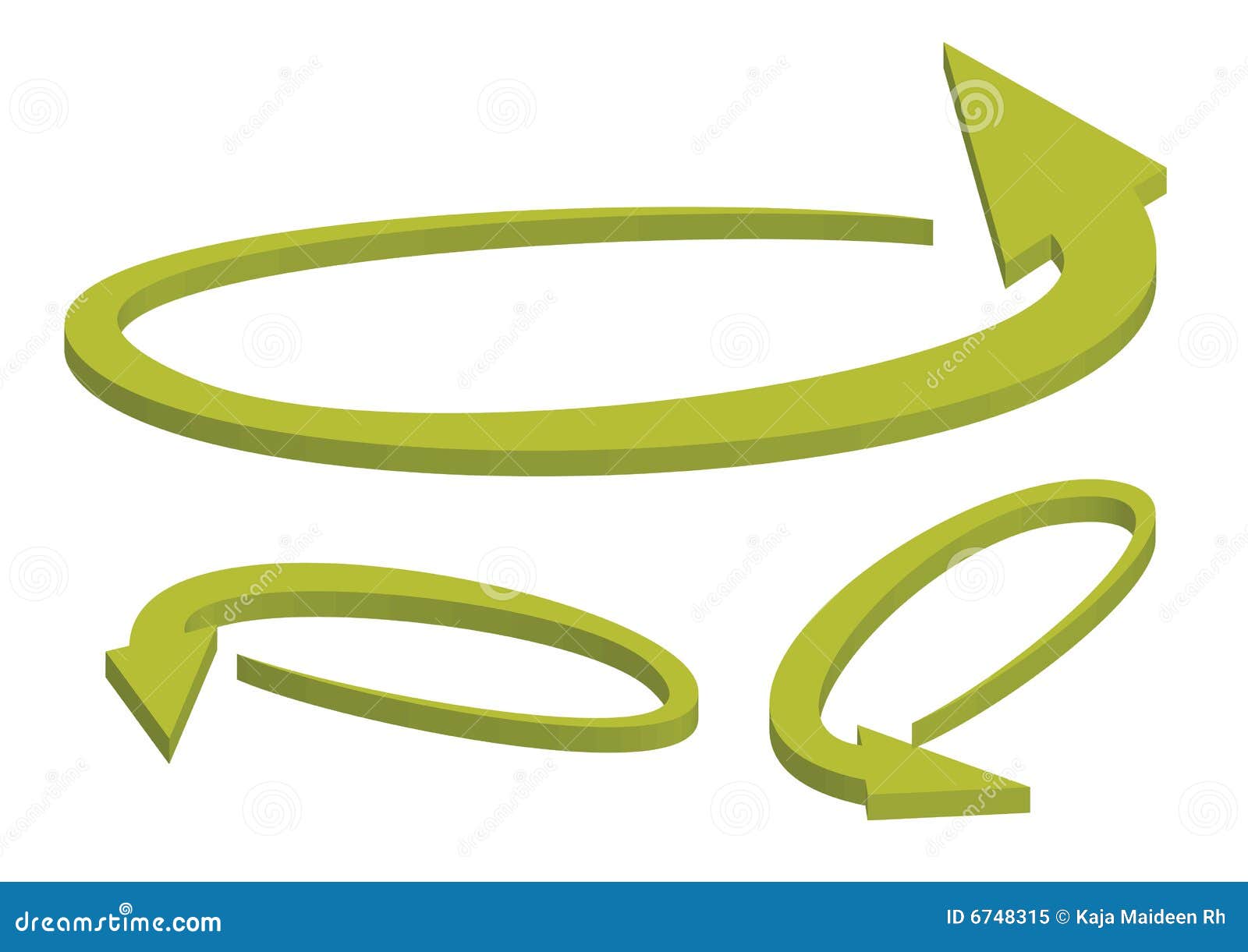 3d pijlen - vector vector illustratie. Illustration of pictogram - 6748315