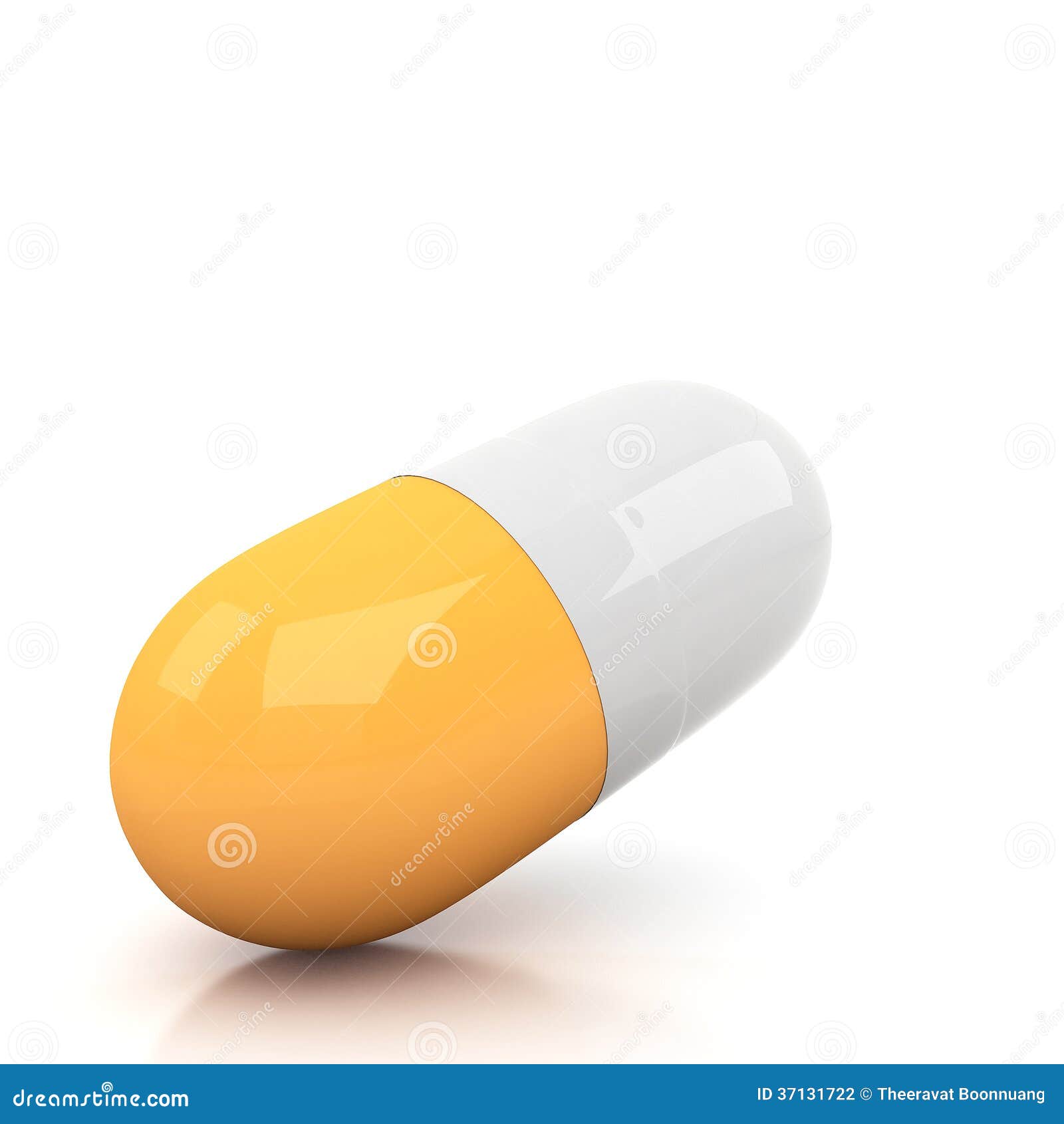 3d pill isolated on white stock illustration. Illustration of isolated ...