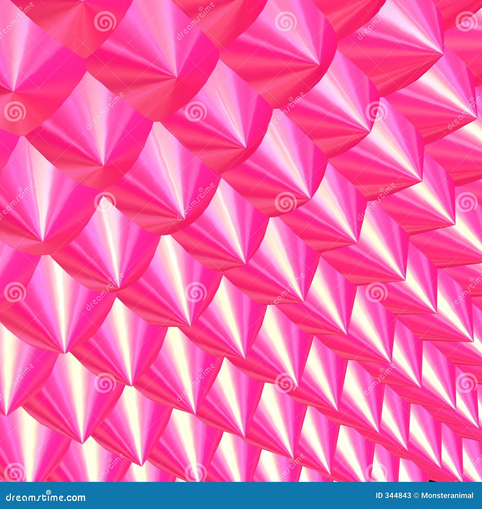 3D - Pink stock illustration. Illustration of abstract - 344843