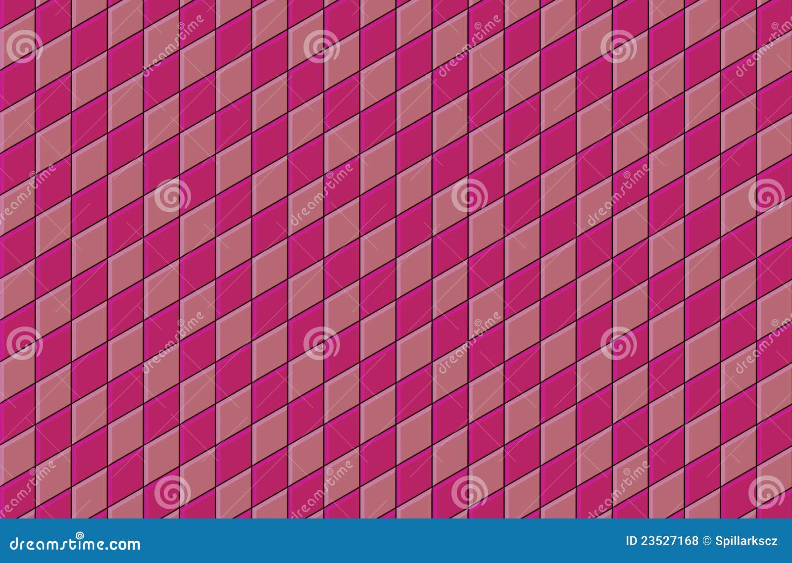 3d Pink Tiled Wall Floor Pattern Stock Illustration - Illustration of ...