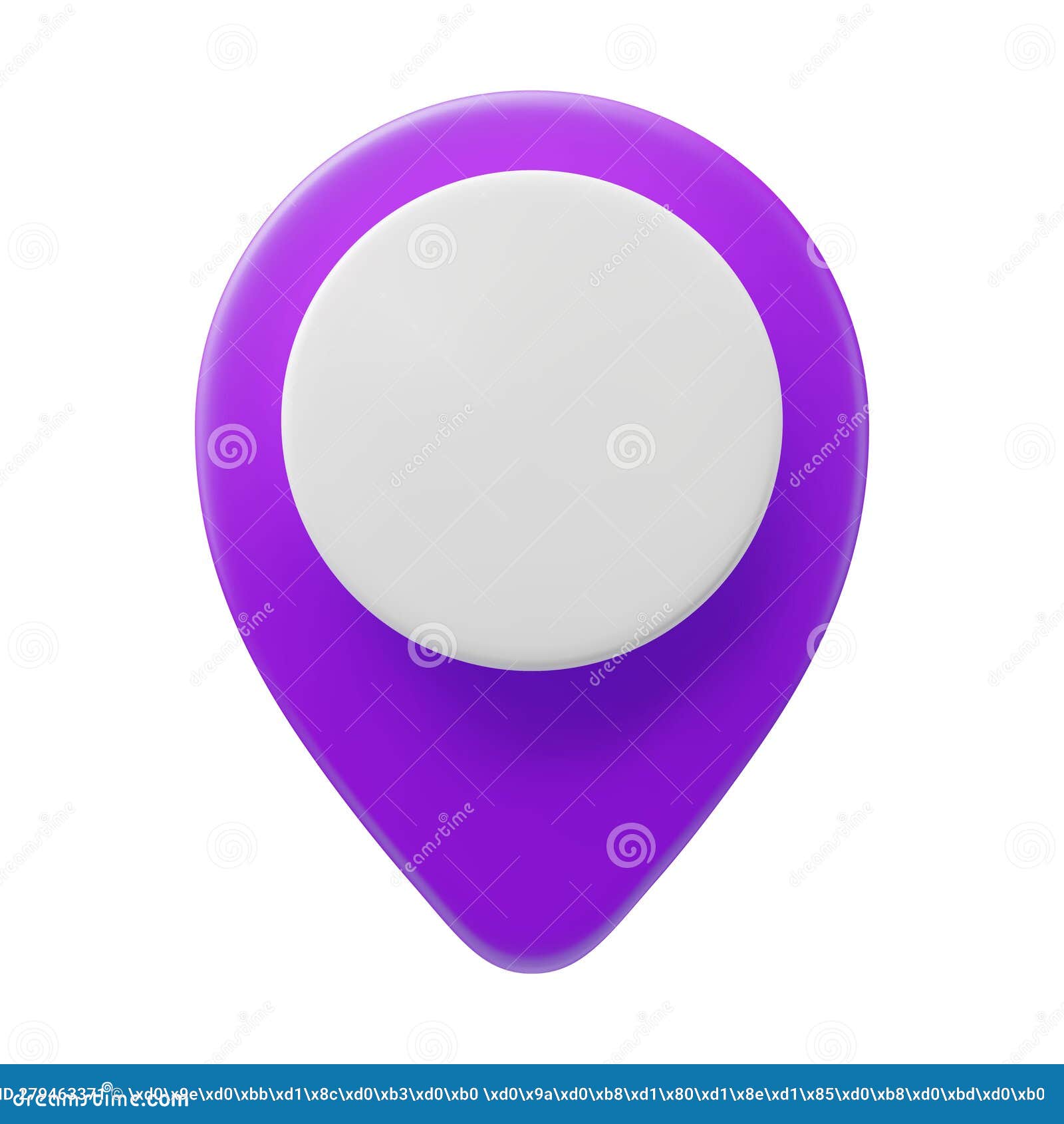 3d Plastic Maps Pin. Realistic Geotag Icon Stock Illustration ...