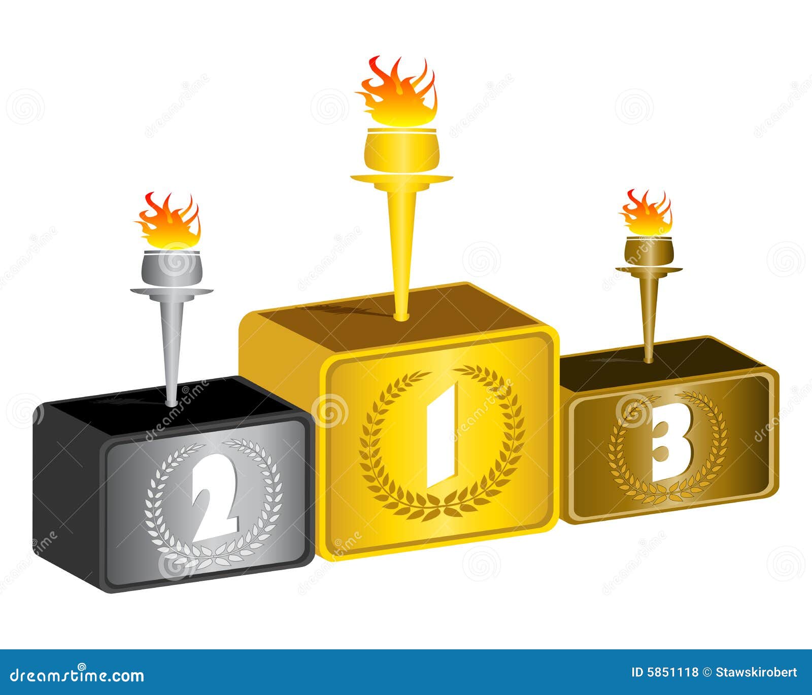 Olympic Podium Stand Isometric Sports Man Winner Athlete Athletic ...