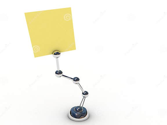 3d post-it stock illustration. Illustration of writing - 8056494