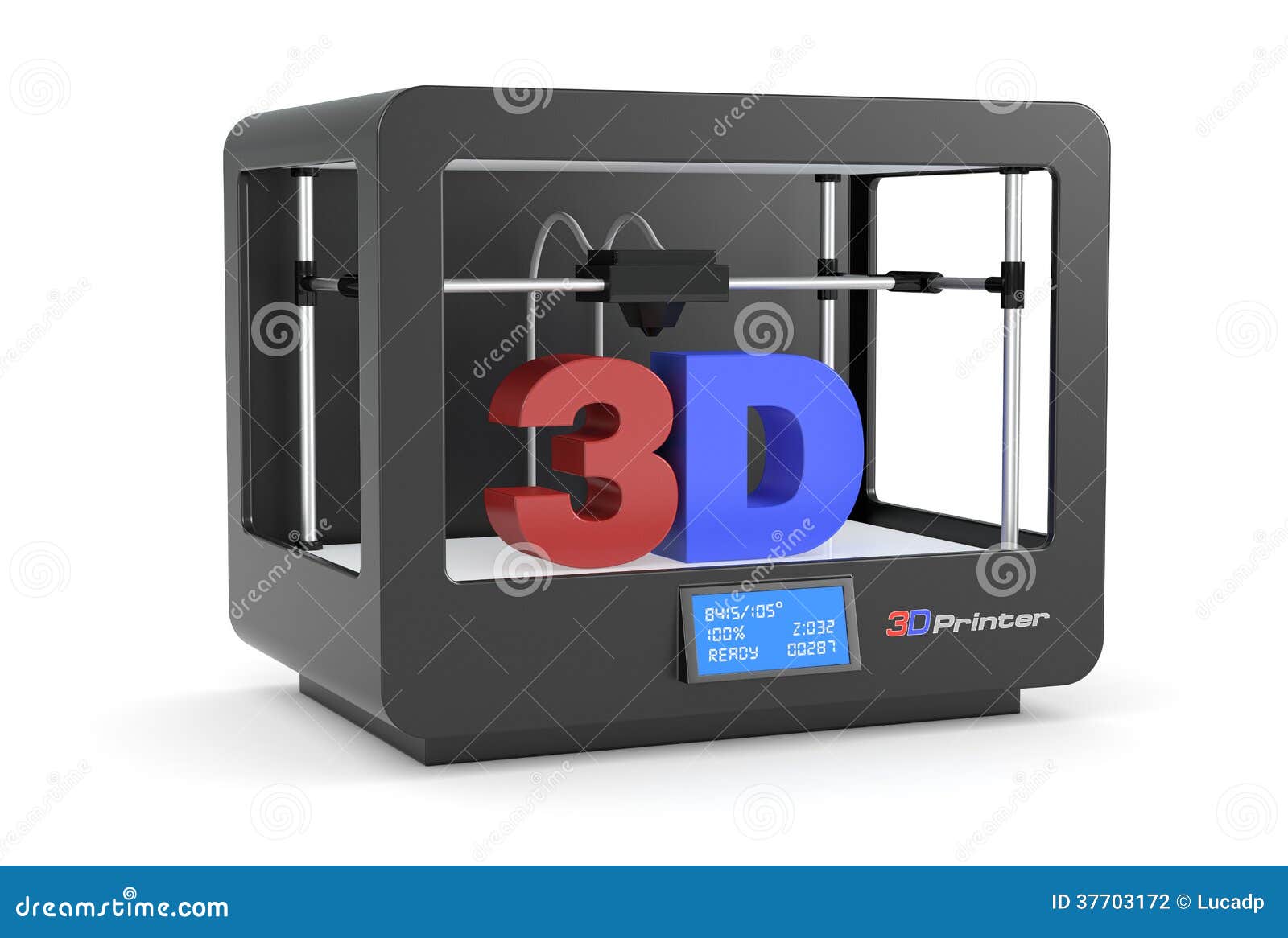 3D printing stock illustration. Illustration of industrial - 37703172