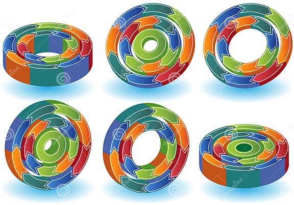 3D Process Diagrams stock vector. Illustration of process - 9314741