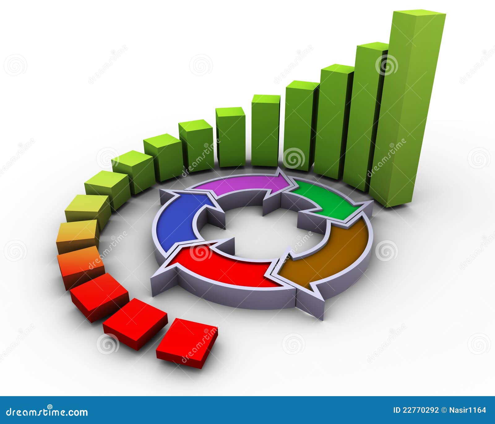3d Progress Flow Chart Stock Photography - Image: 22770292 3d Progress Flow Chart Stock Photography - Image: 22770292