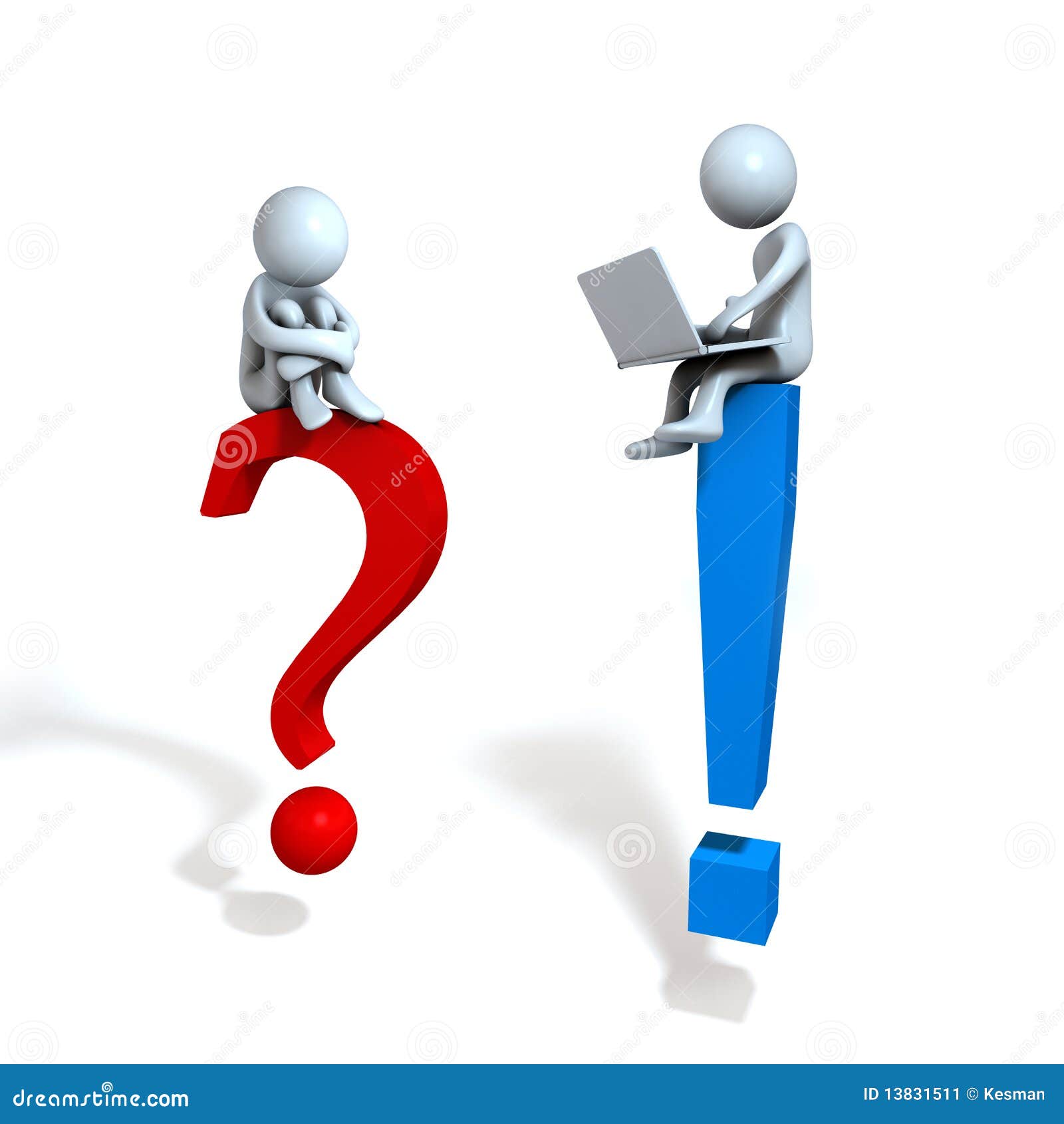 3D punctuation marks stock illustration. Illustration of marks - 13831511