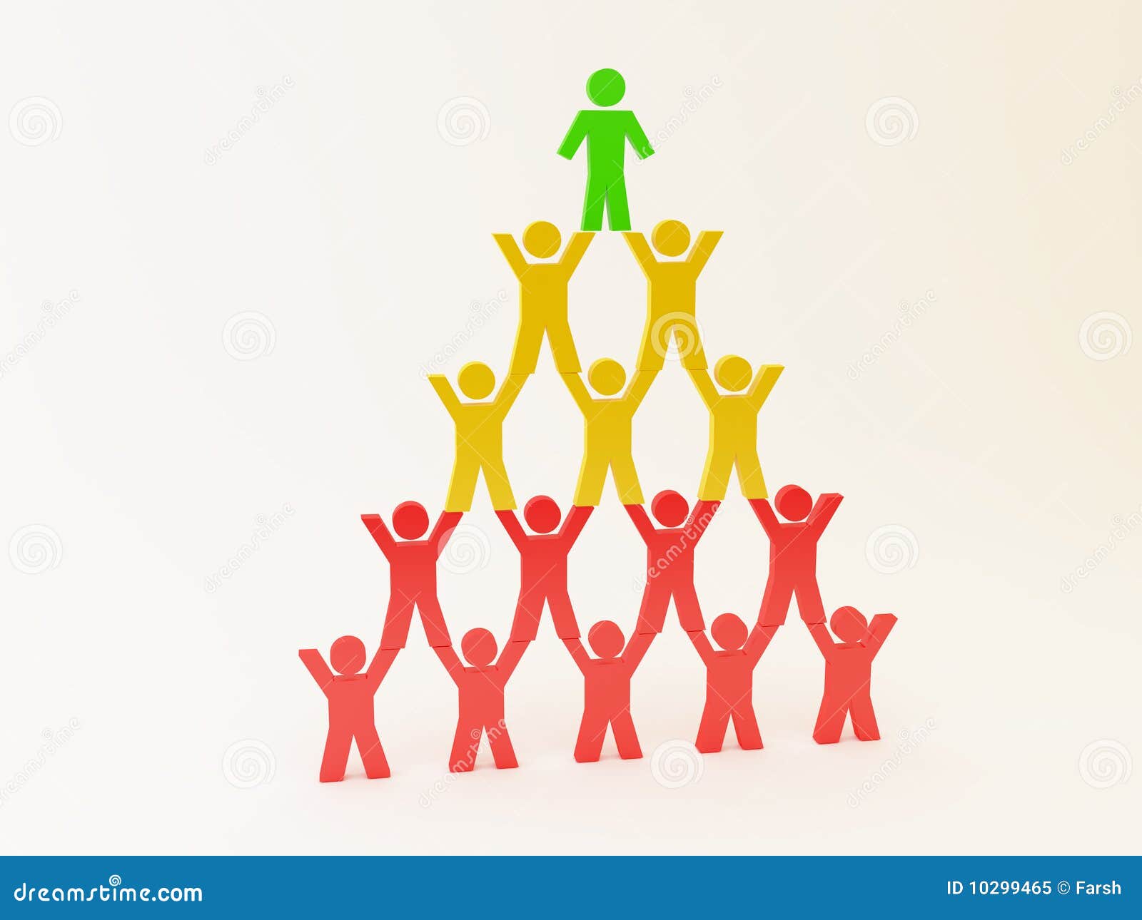 Pyramid From People. Leadership Royalty-Free Stock Photo ...