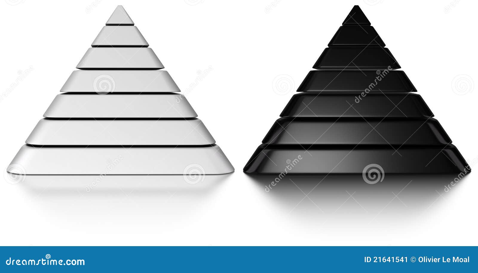 Layered Pyramids Vector Illustration | CartoonDealer.com #18507700