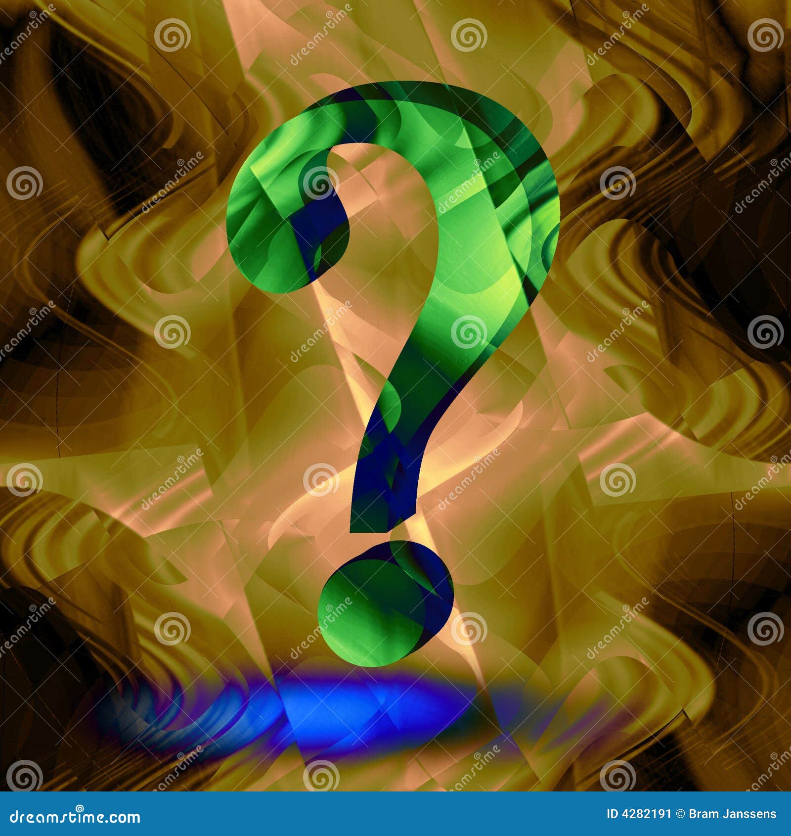 3d question mark stock illustration. Illustration of puzzled - 4282191
