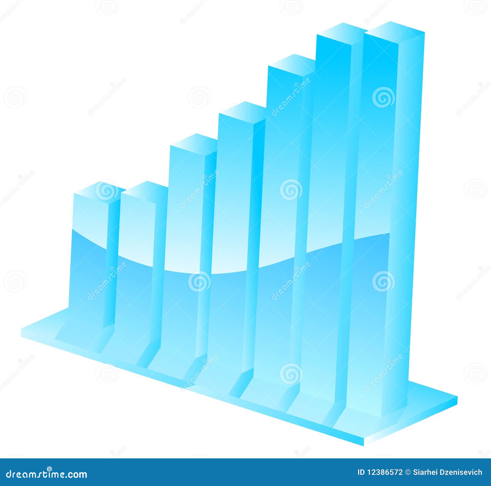 3D realistic progress bar stock vector. Illustration of abstract - 12386572