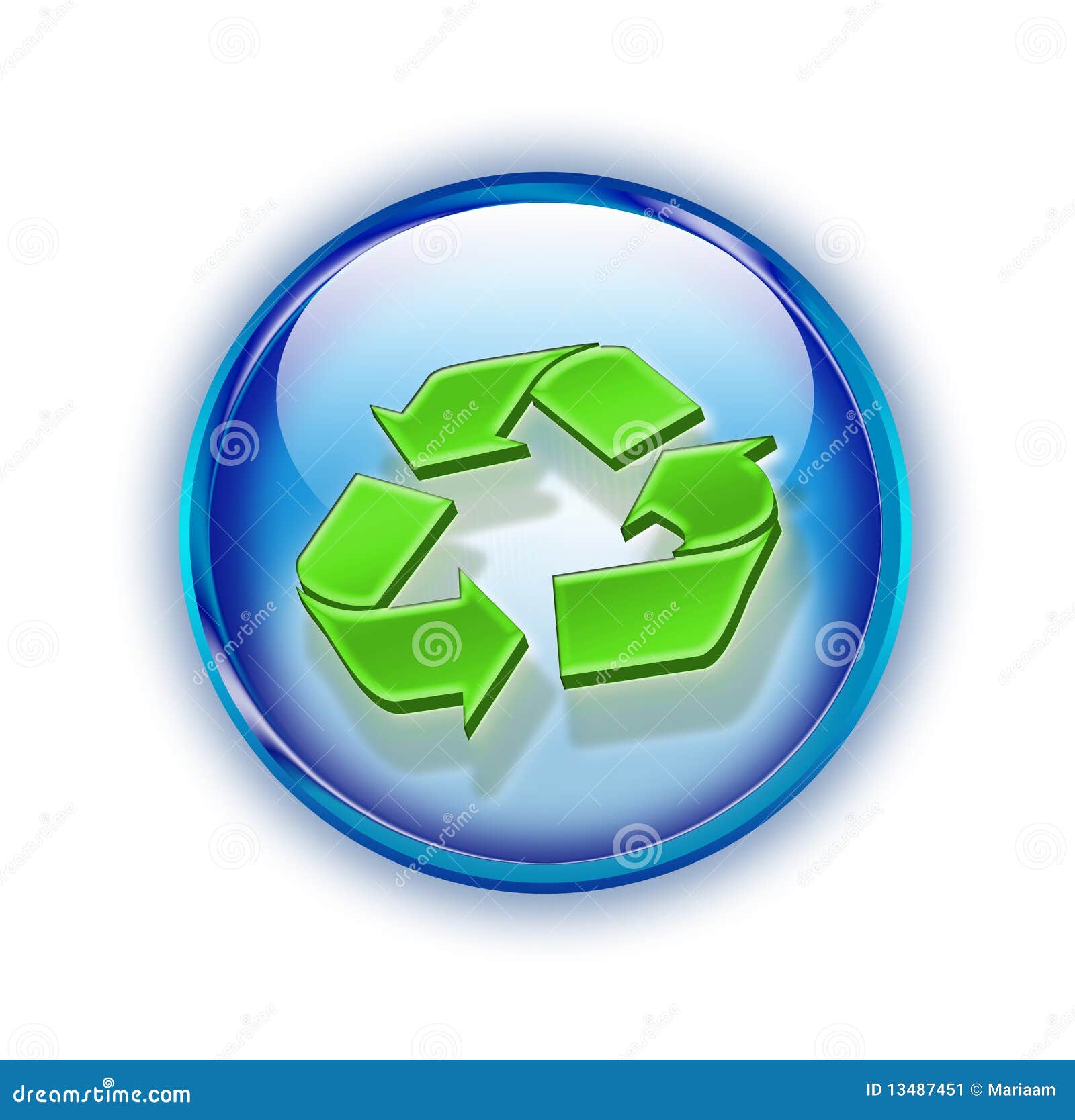 Recycle Logo 3d
