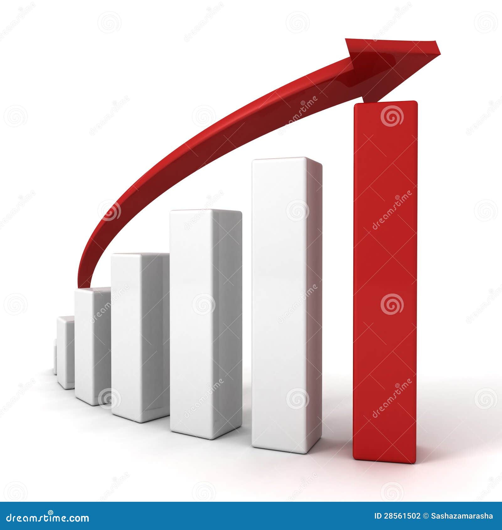 Graph Growing Up Vector Icon. Economy Graphic Growth Arrow Rise. Market ...
