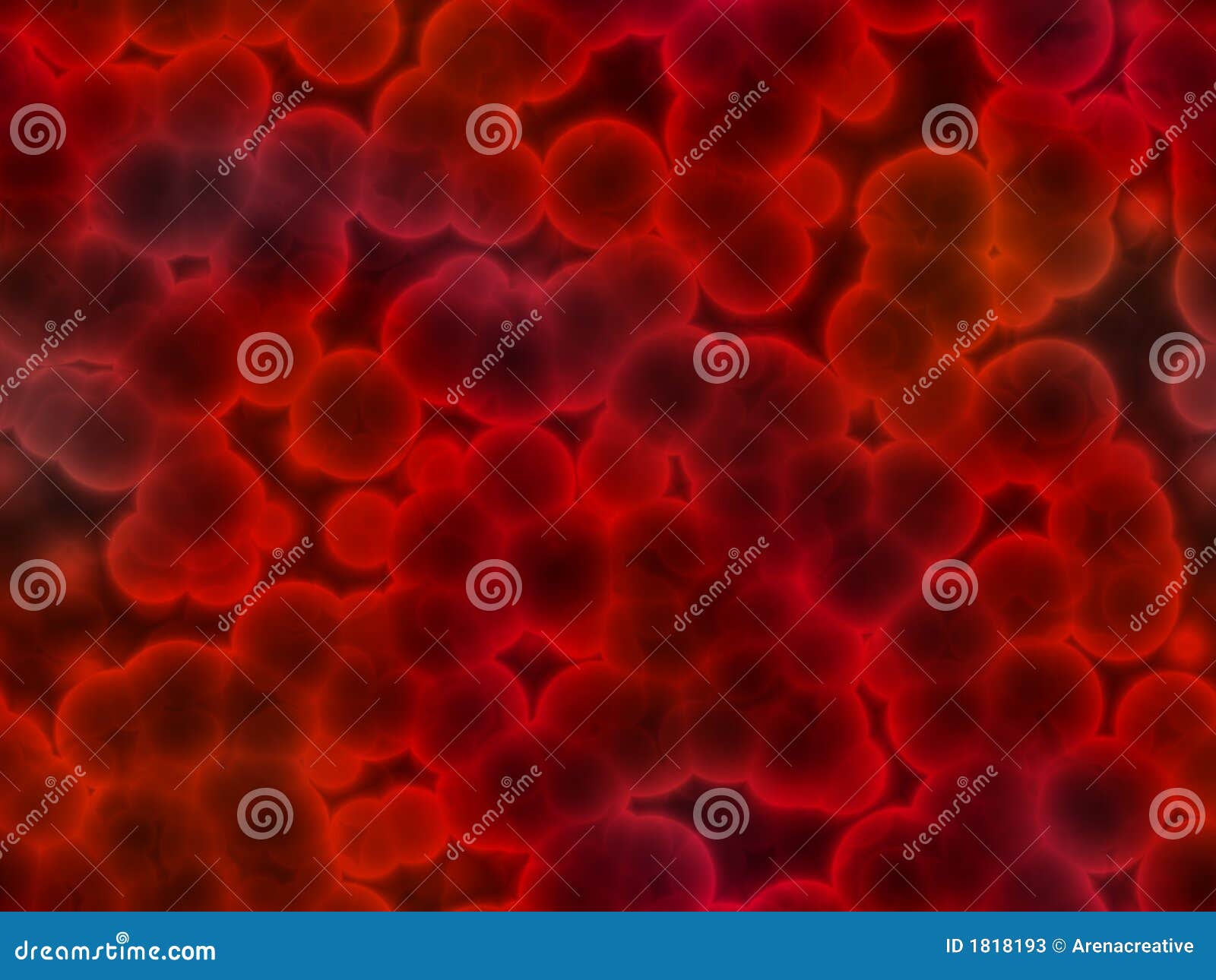 3d red cells stock illustration. Illustration of flow - 1818193