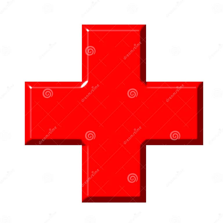 3D Red Cross editorial photo. Illustration of symbolic - 5271581