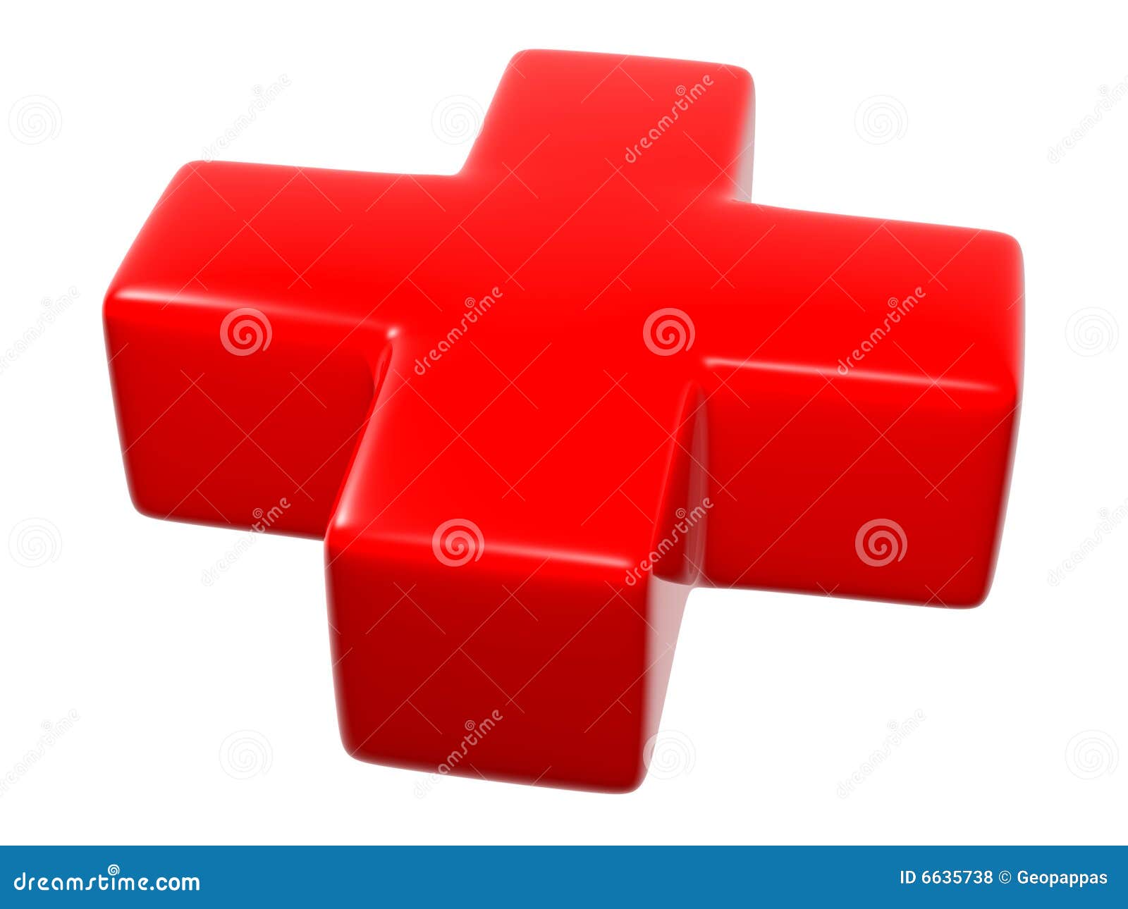 3D Red Cross Symbol Sign editorial stock photo. Illustration of ...