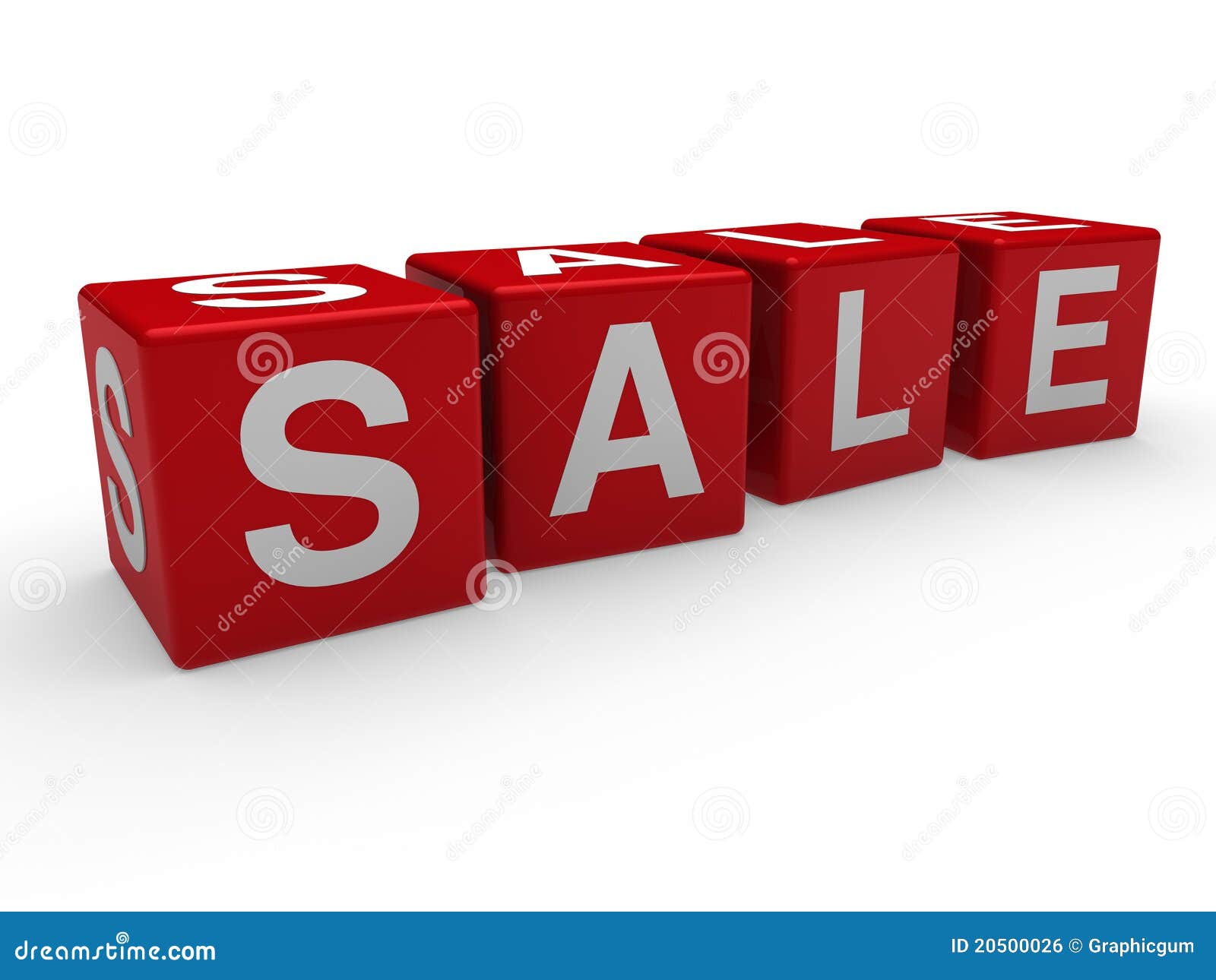 3d red sale cube stock illustration. Illustration of calculation - 20500026