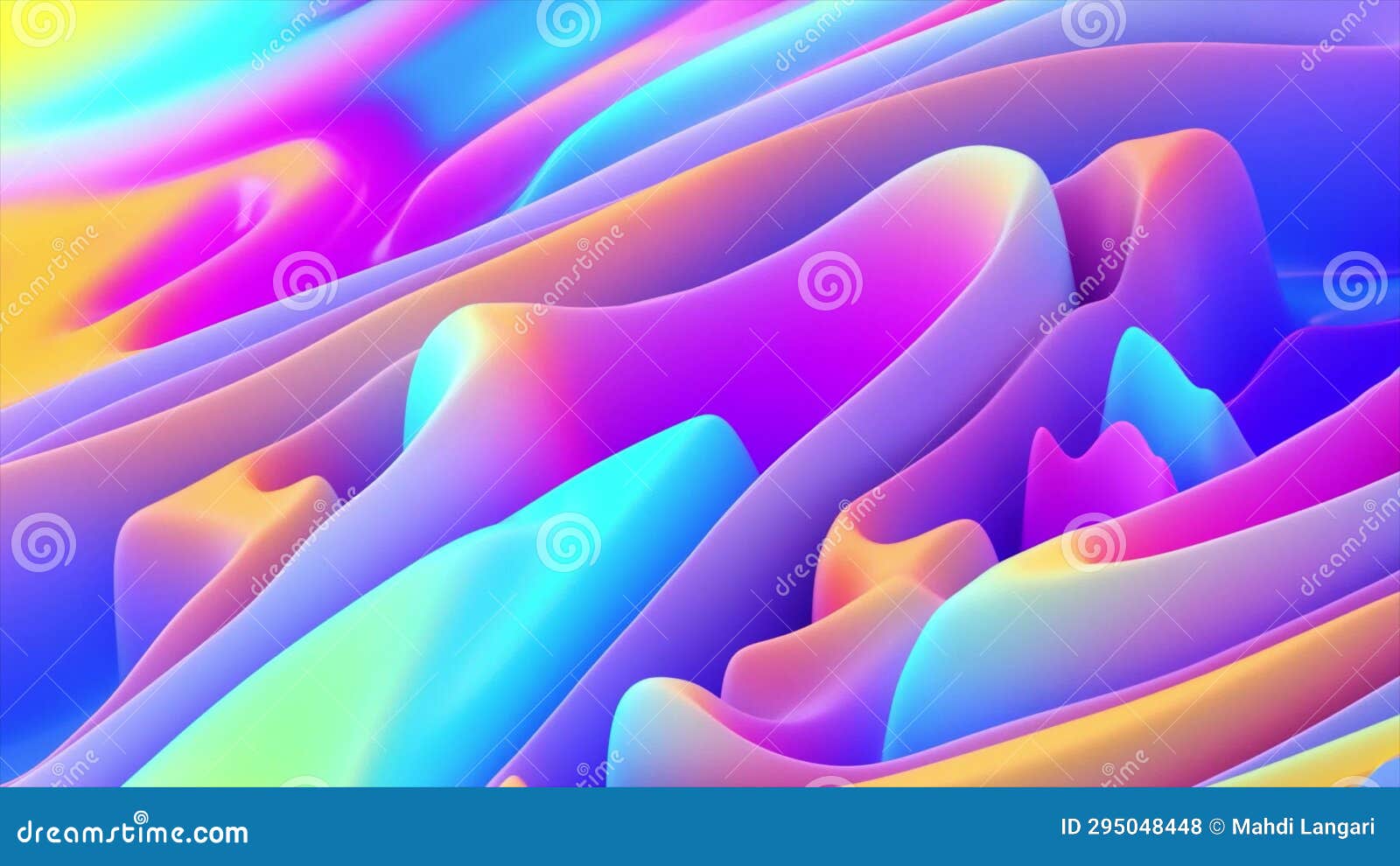 3d Render Abstract Colorful Background Stock Footage - Video of ...