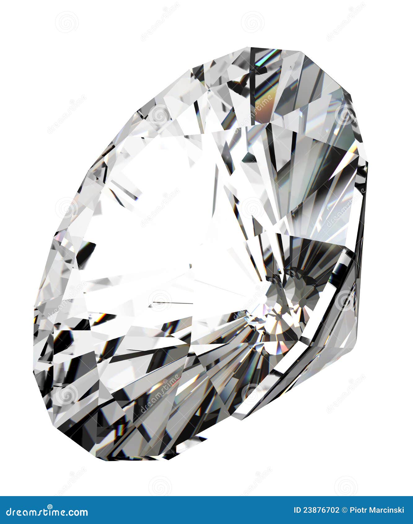 Beautiful Diamond On A Blue Red Background With Highlights And Lens ...