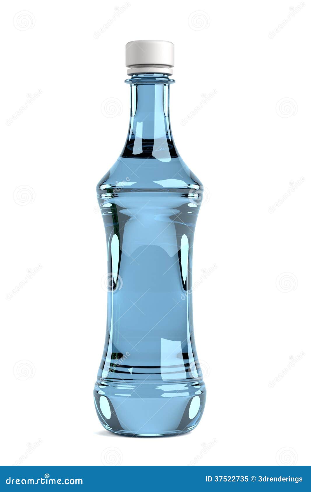 3d render of bottle stock illustration. Illustration of mineral - 37522735