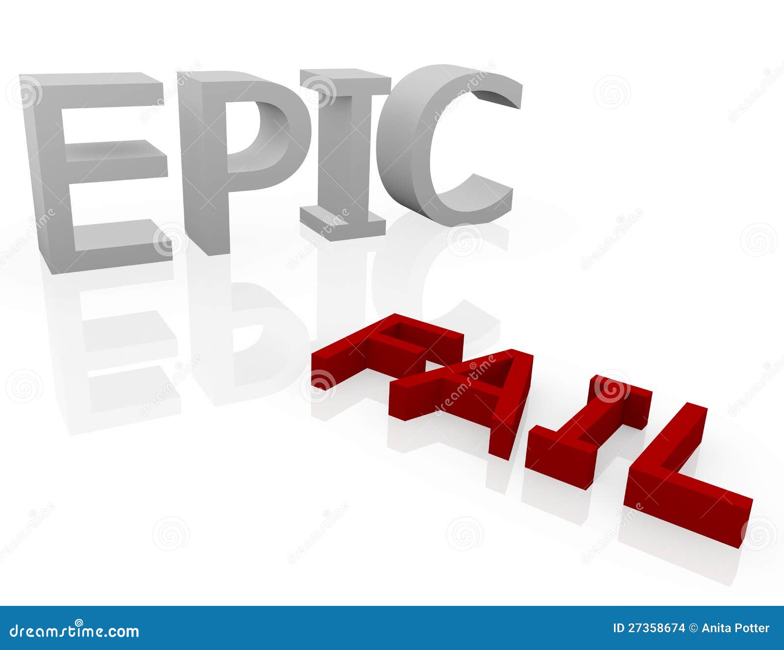 Epic Fail - Inspire Motivational Quote. Hand Drawn Beautiful Lettering ...