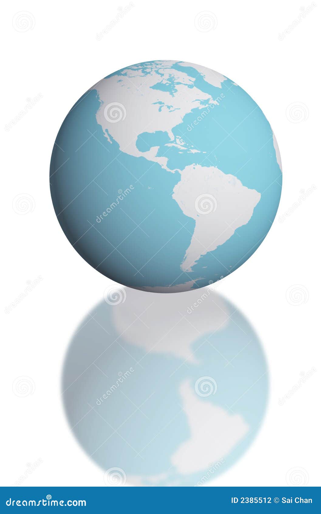 3D Render Globe Map stock illustration. Illustration of generated - 2385512