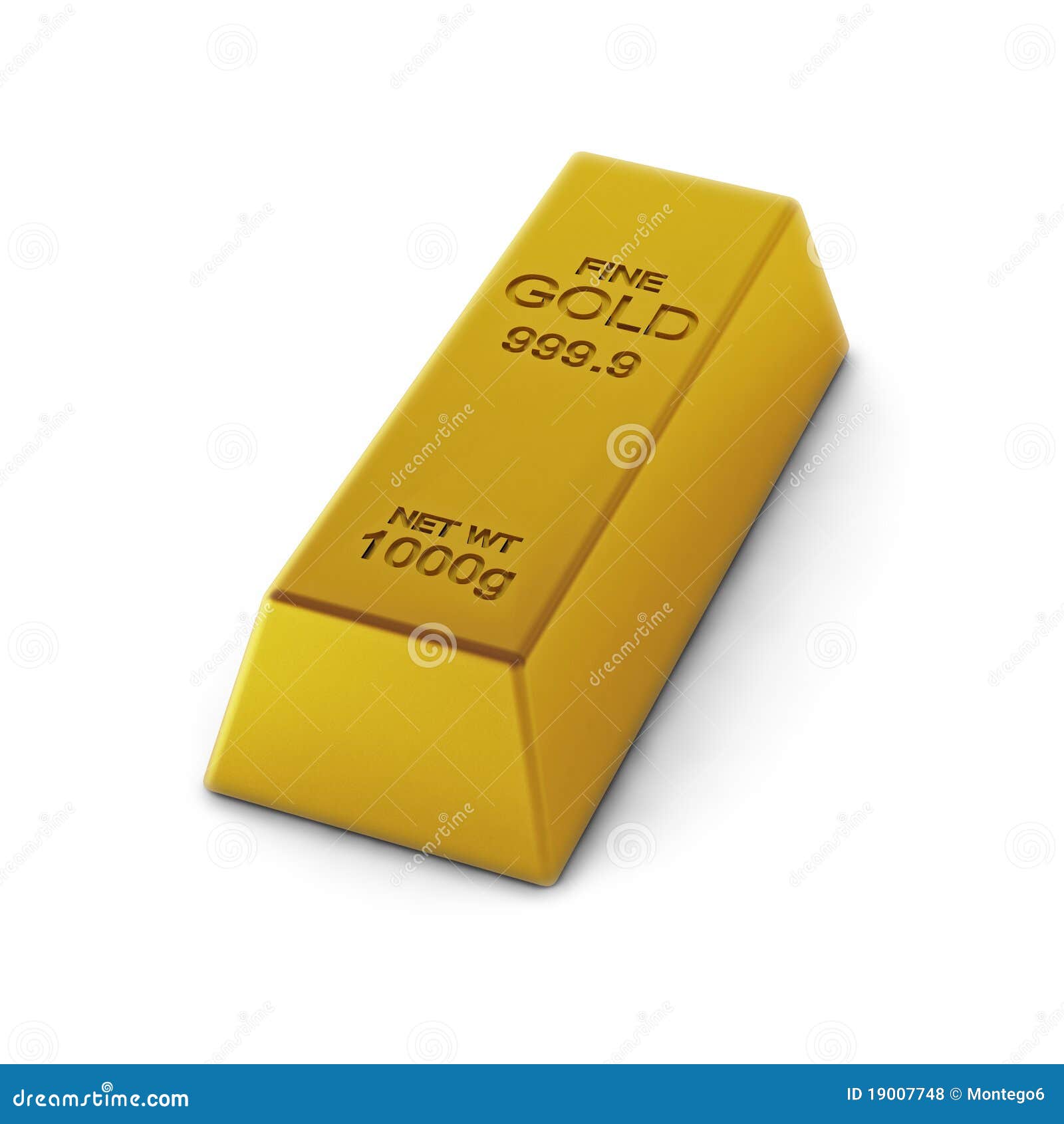 3d render of golden bar stock illustration. Illustration of reflection ...