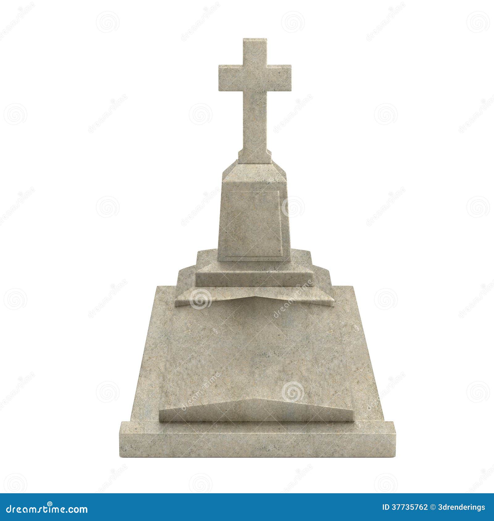 3d render of grave stock illustration. Illustration of graphics - 37735762