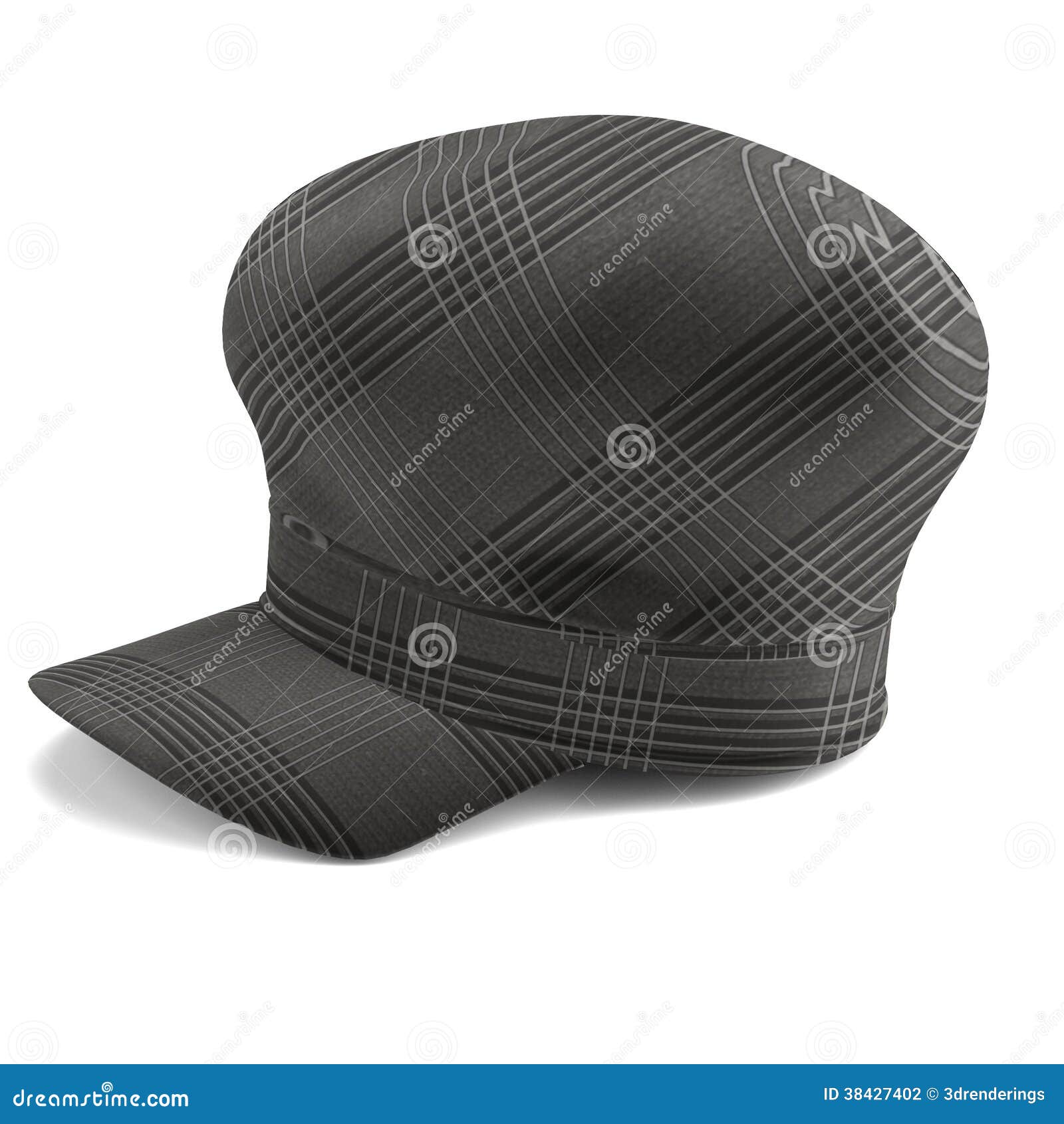 3d render of hat stock illustration. Illustration of realistic - 38427402