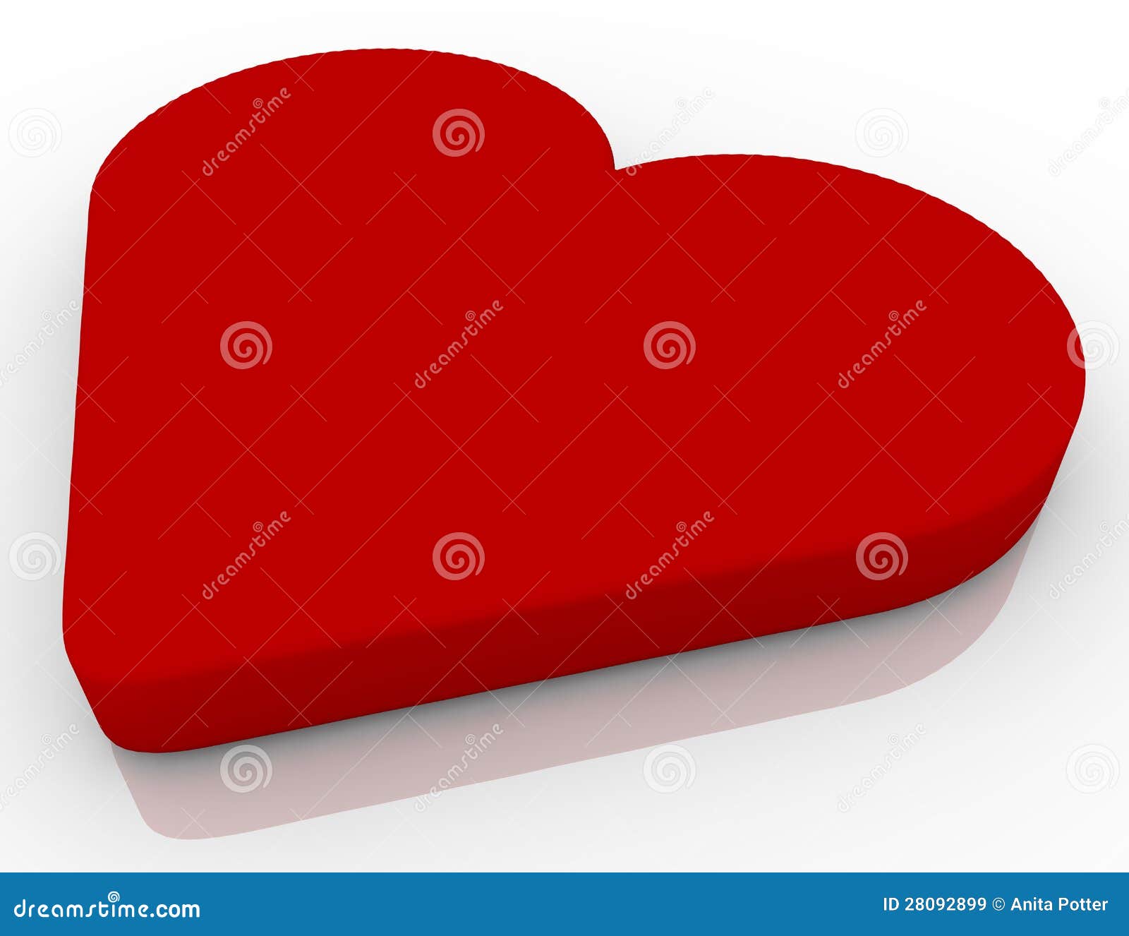3d Render of a Heart stock illustration. Illustration of rendering ...