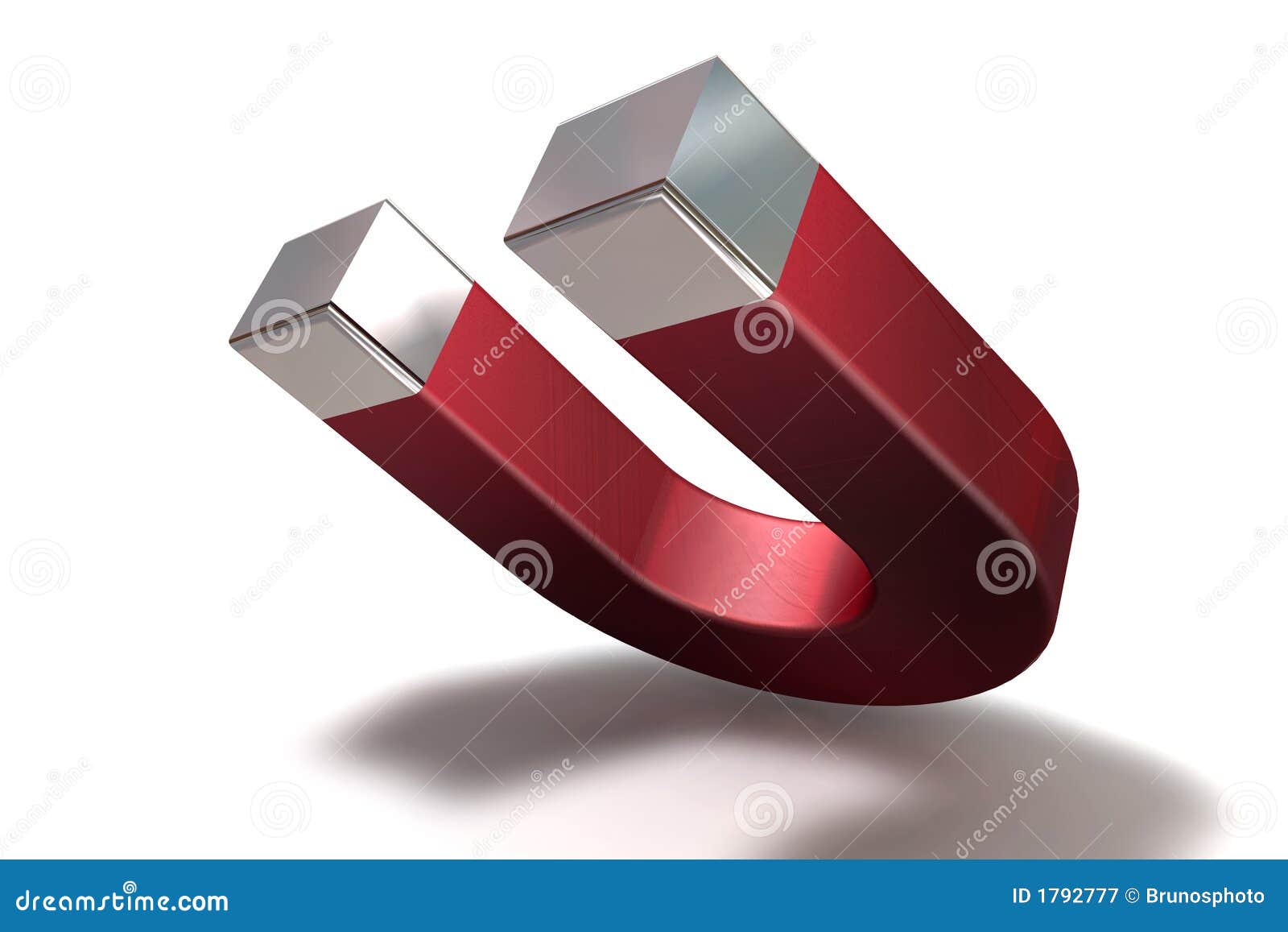 A 3D render of a magnet stock illustration. Illustration of isolated ...