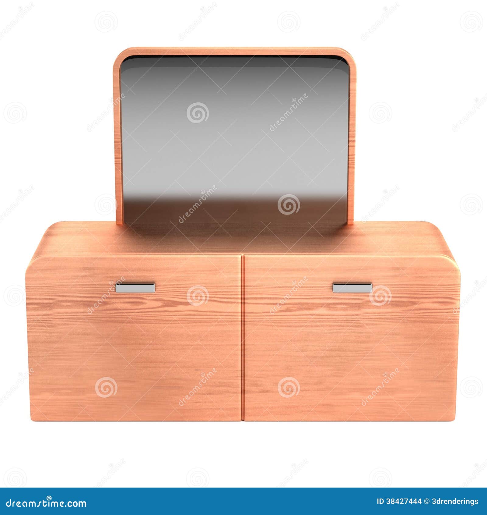 3d render of mirror stock illustration. Illustration of decoration ...