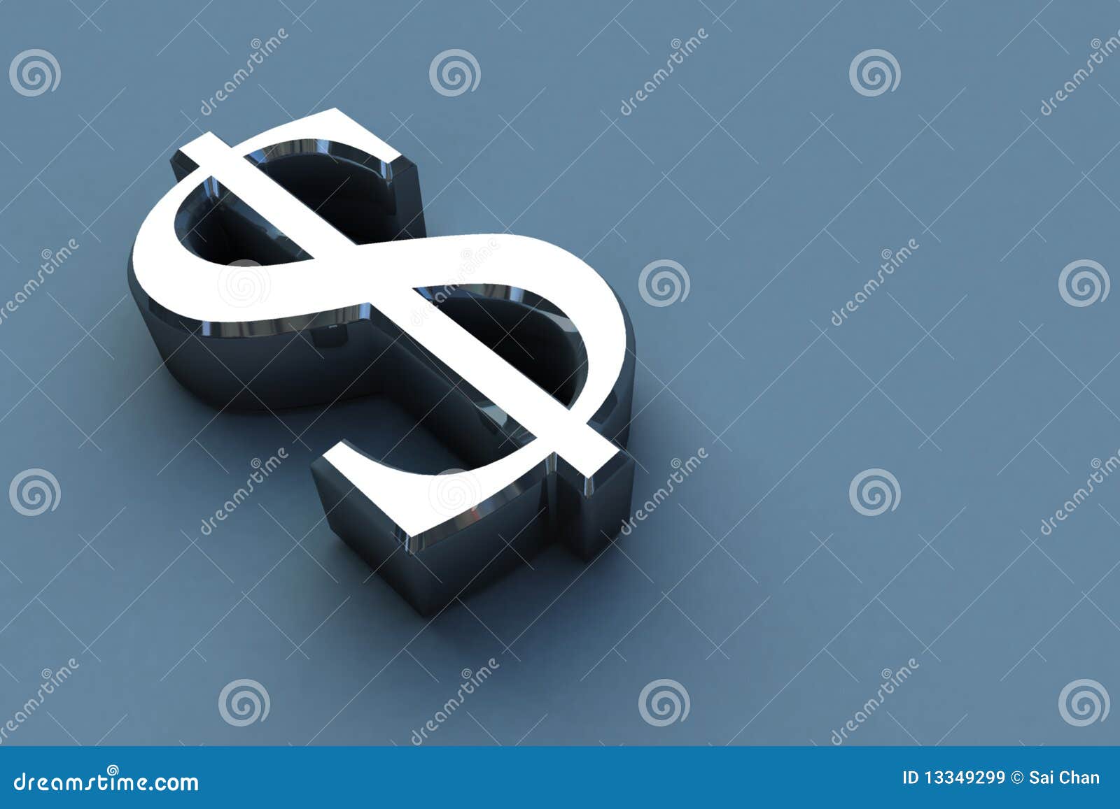3D Render Money Signs stock illustration. Illustration of inflation ...