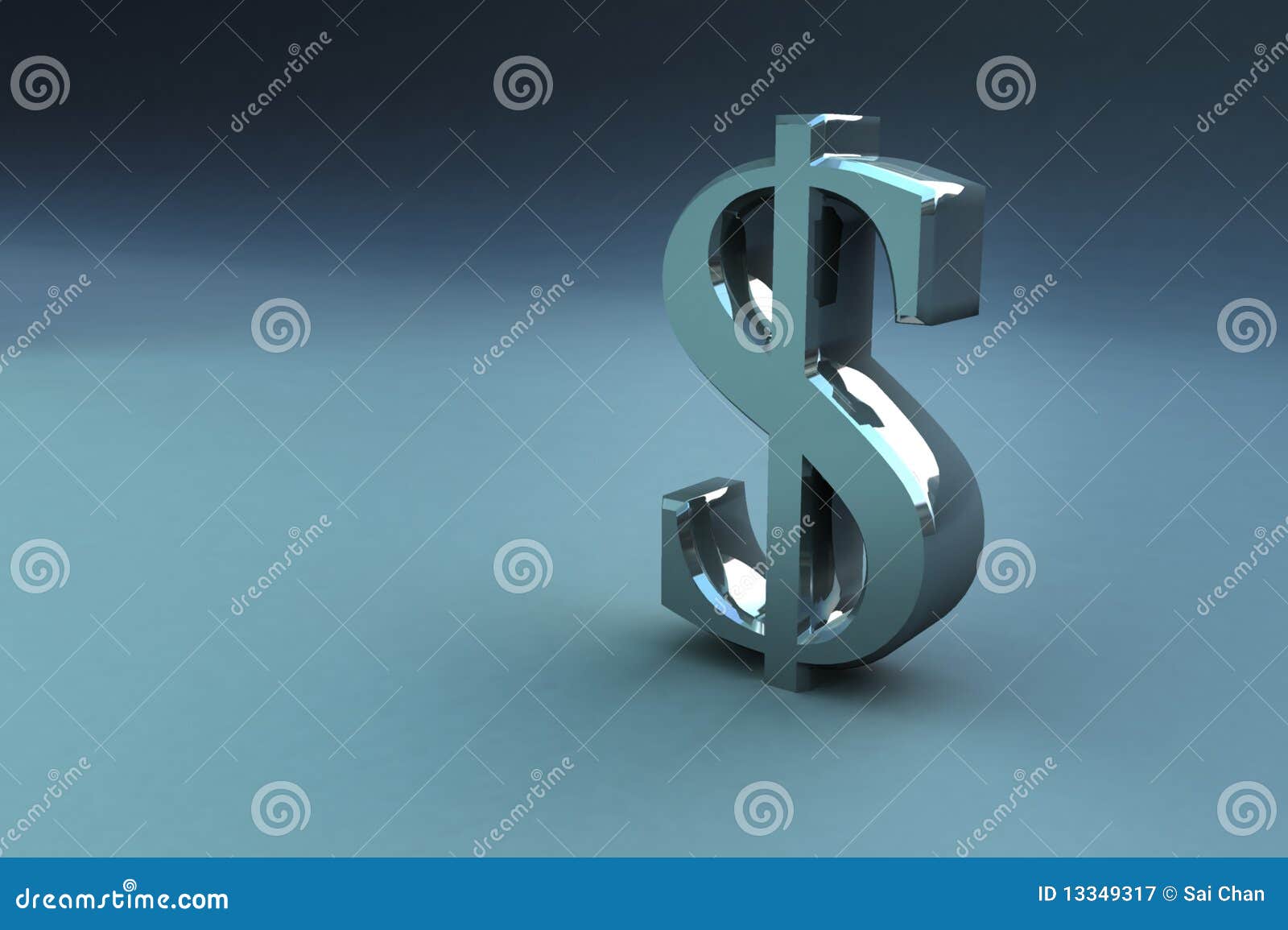 3D Render Money Signs stock illustration. Illustration of finance ...