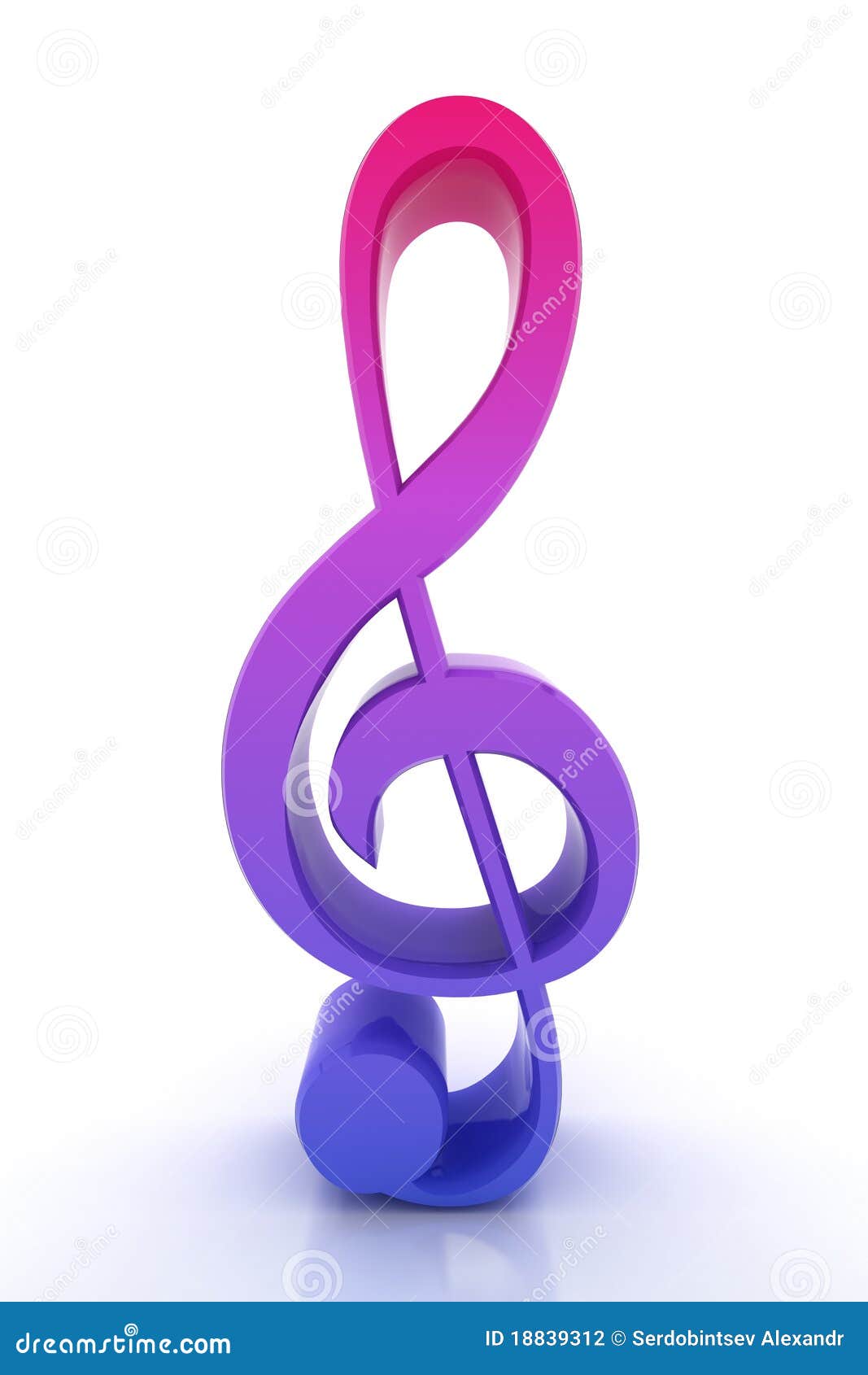 3d render musical note stock illustration. Illustration of isolated ...