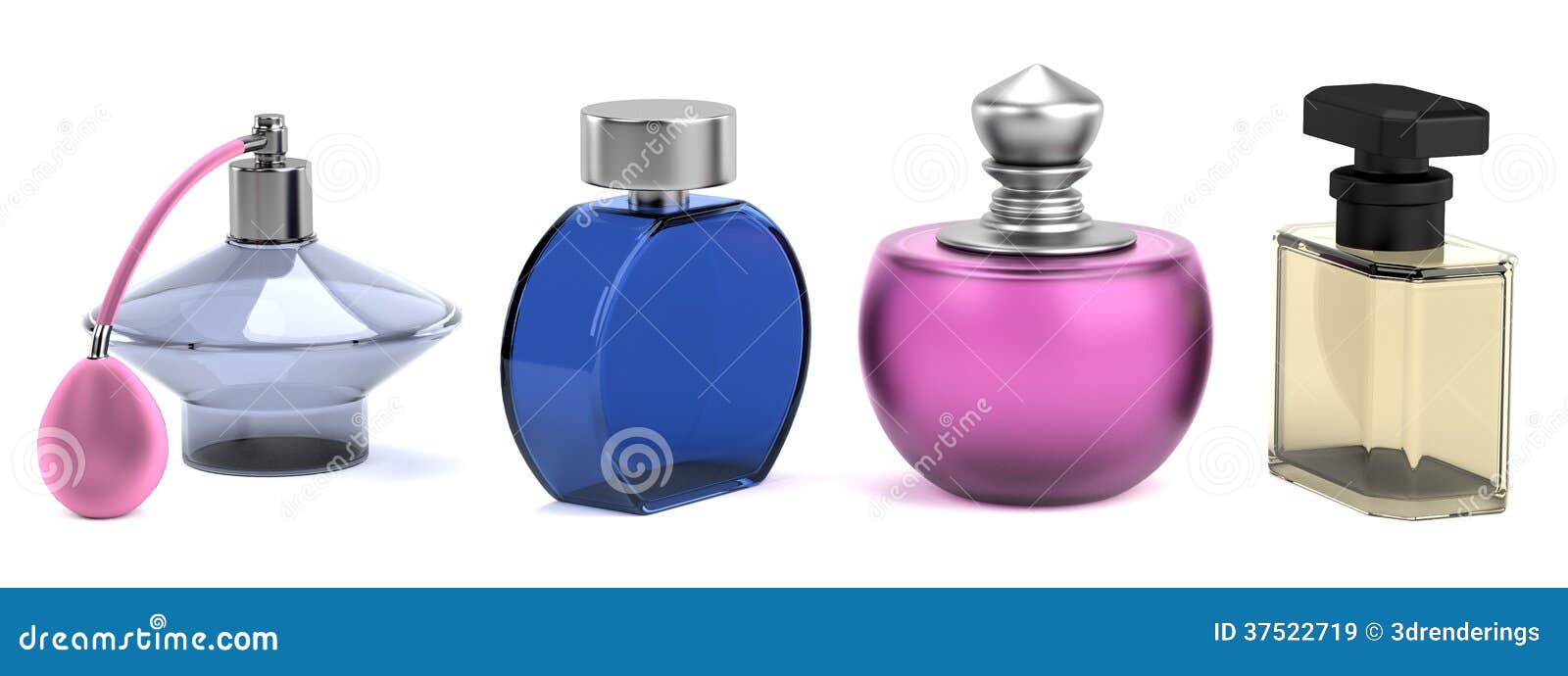 3d render of parfumes stock illustration. Illustration of parfume ...